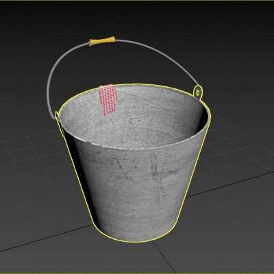 Water Bucket - 3D Model by khalilsediqi