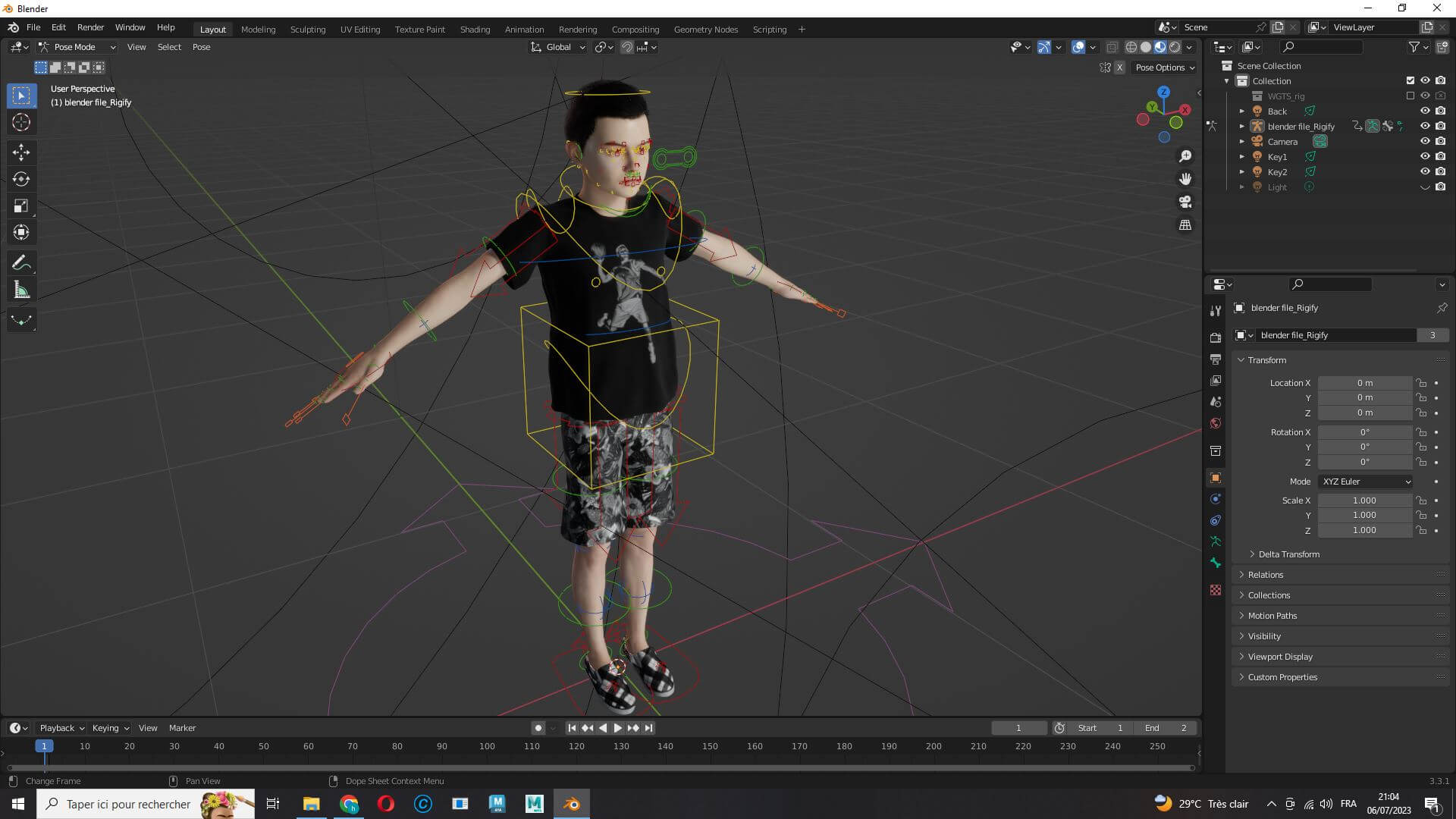 Adam - Realistic Boy 3D Model by khaloui