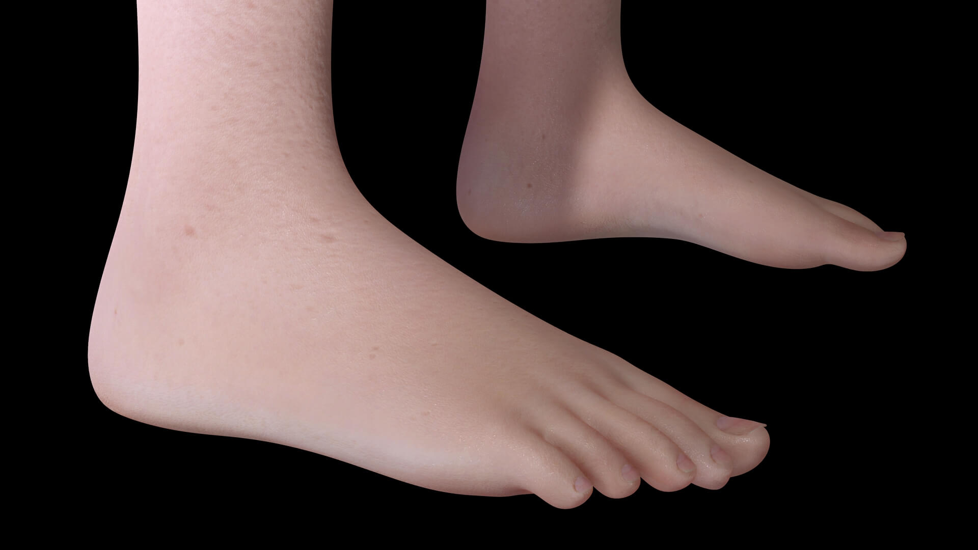 Amel Realistic Beautiful Girl Baseshape Low Poly - 3D Model by khaloui