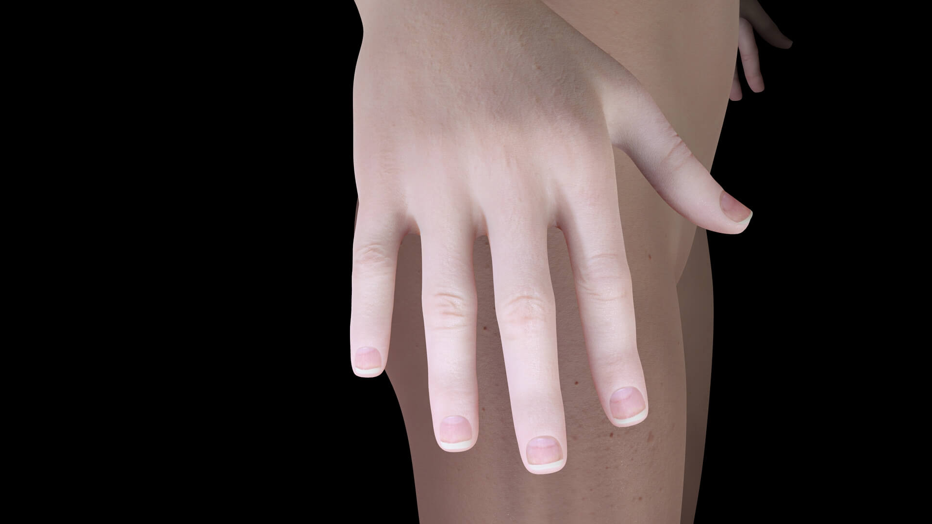 Amel Beautiful Girl - 3D Model by khaloui