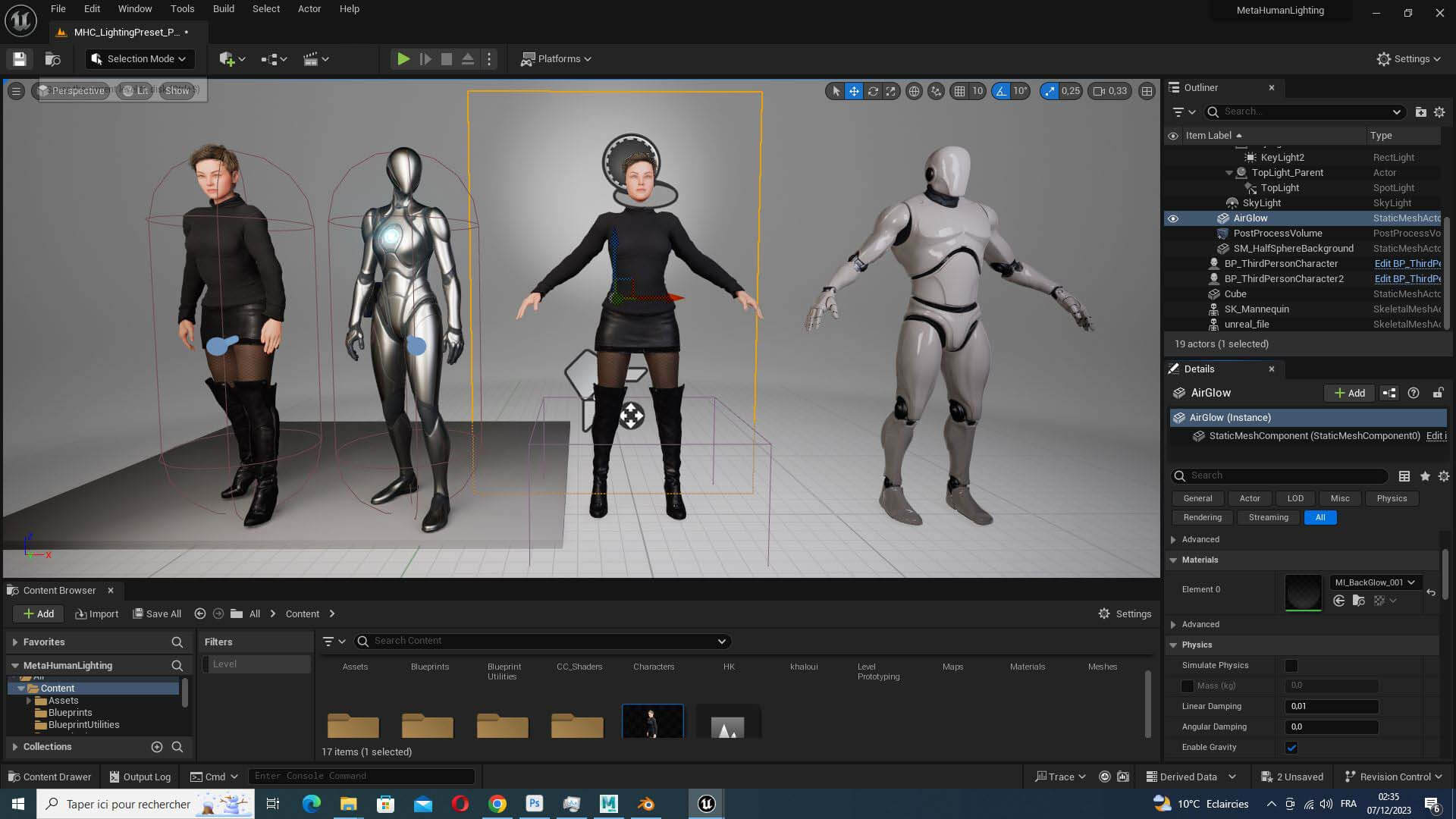 Amelia - Black Elegance Midnight 3D Model by khaloui