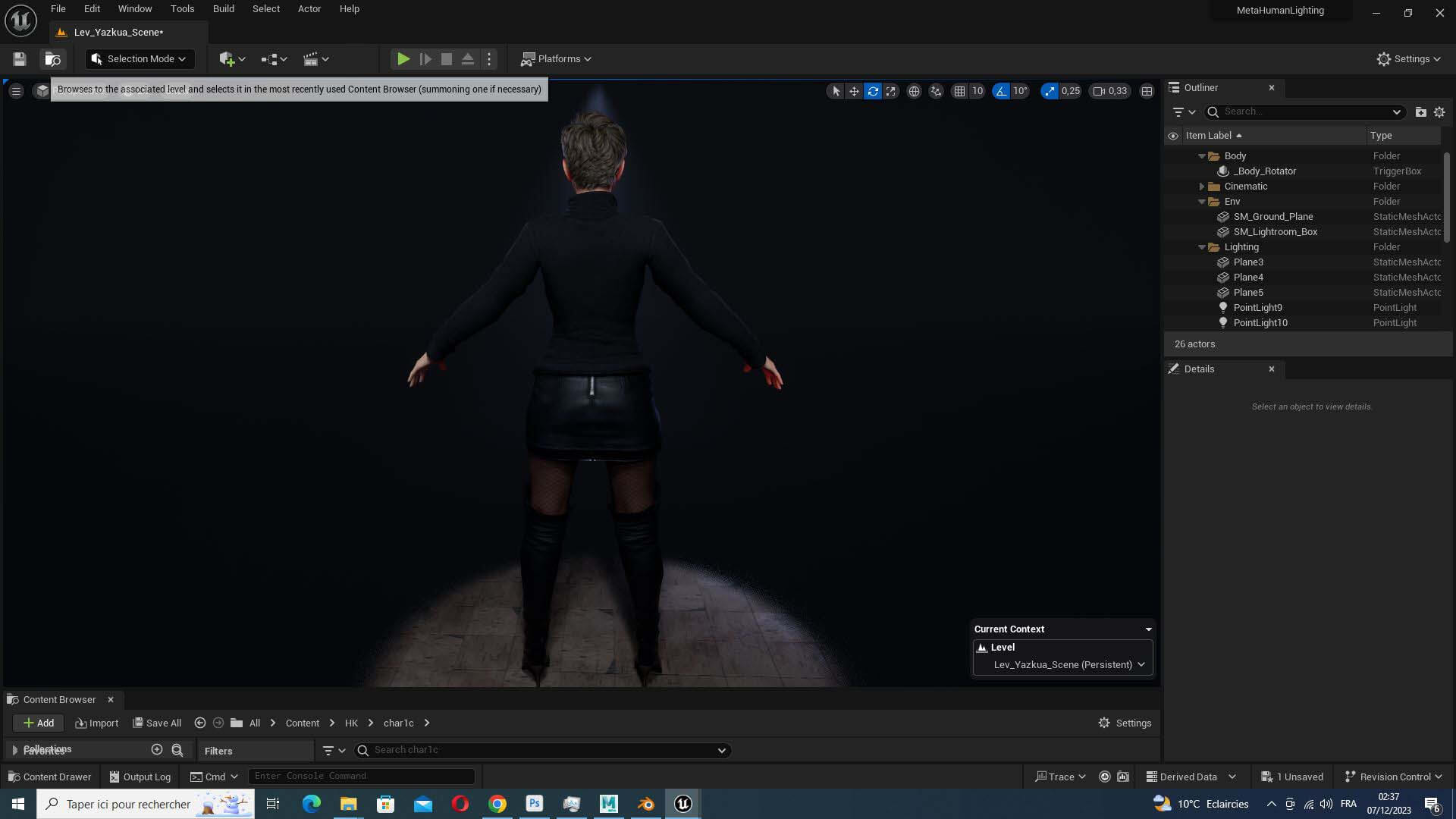 Amelia - Black Elegance Midnight 3D Model by khaloui