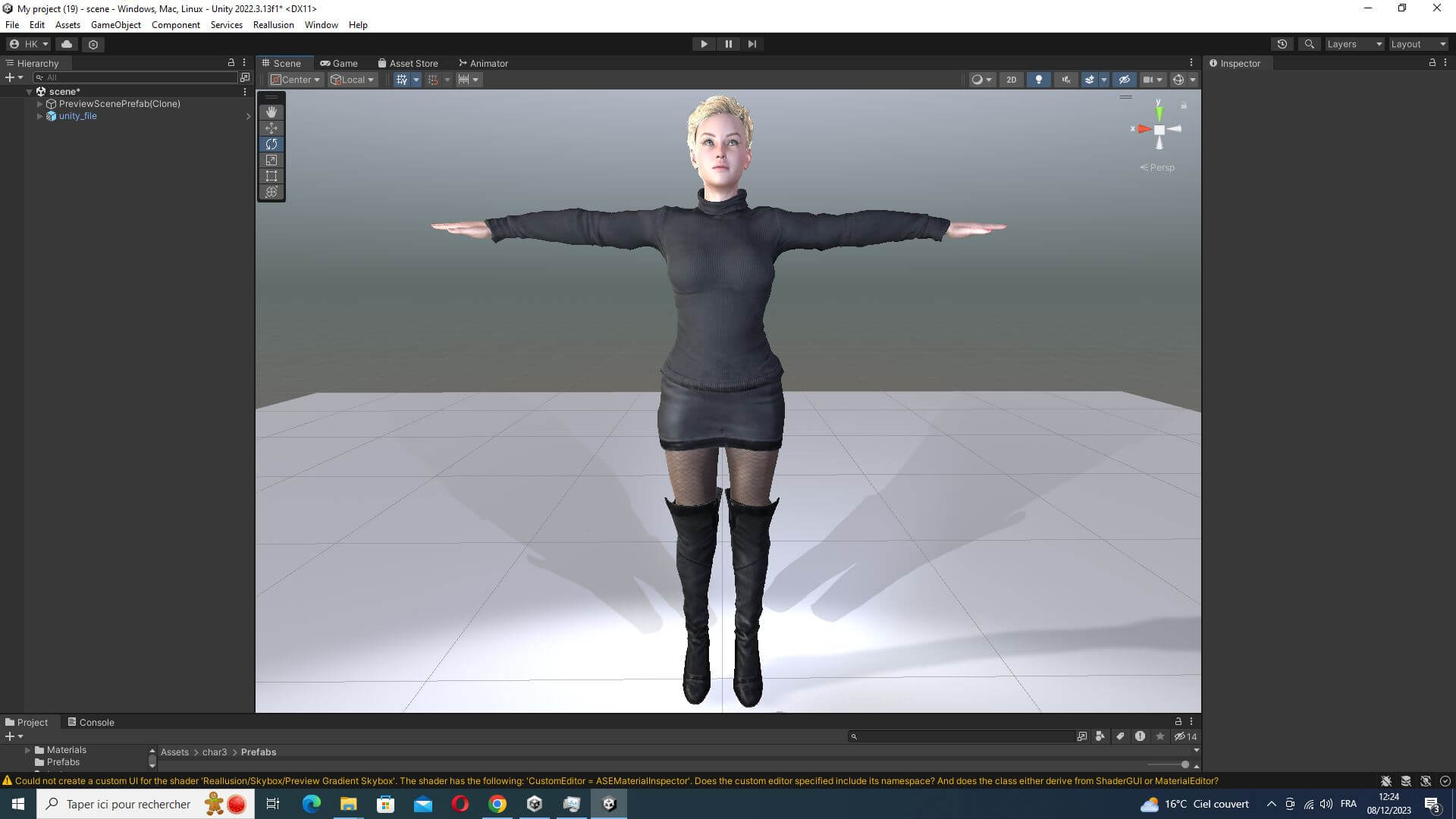 Amelia - Black Elegance Midnight 3D Model by khaloui