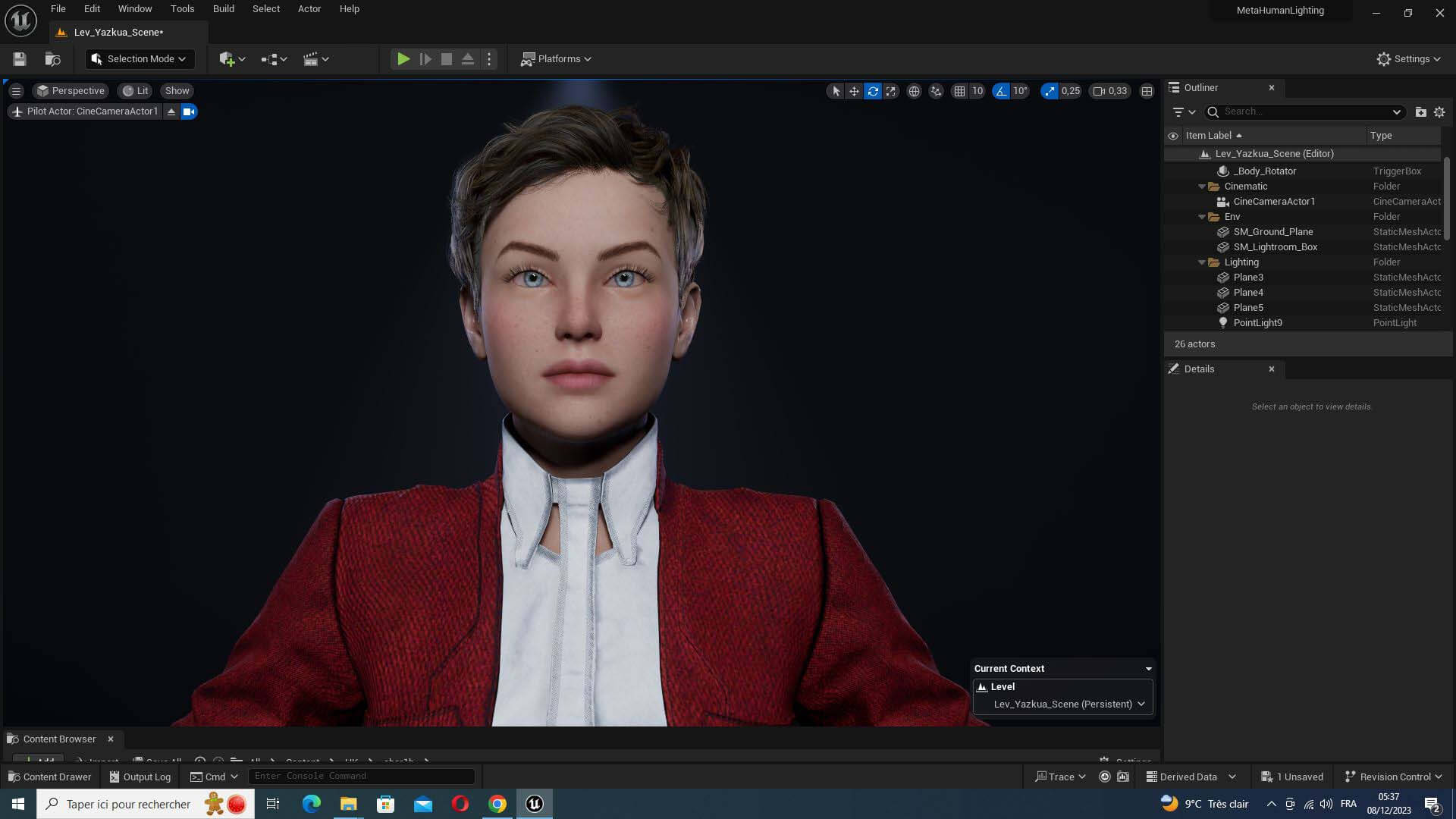 Amelia - Chic Blend Red and White 3D Model by khaloui