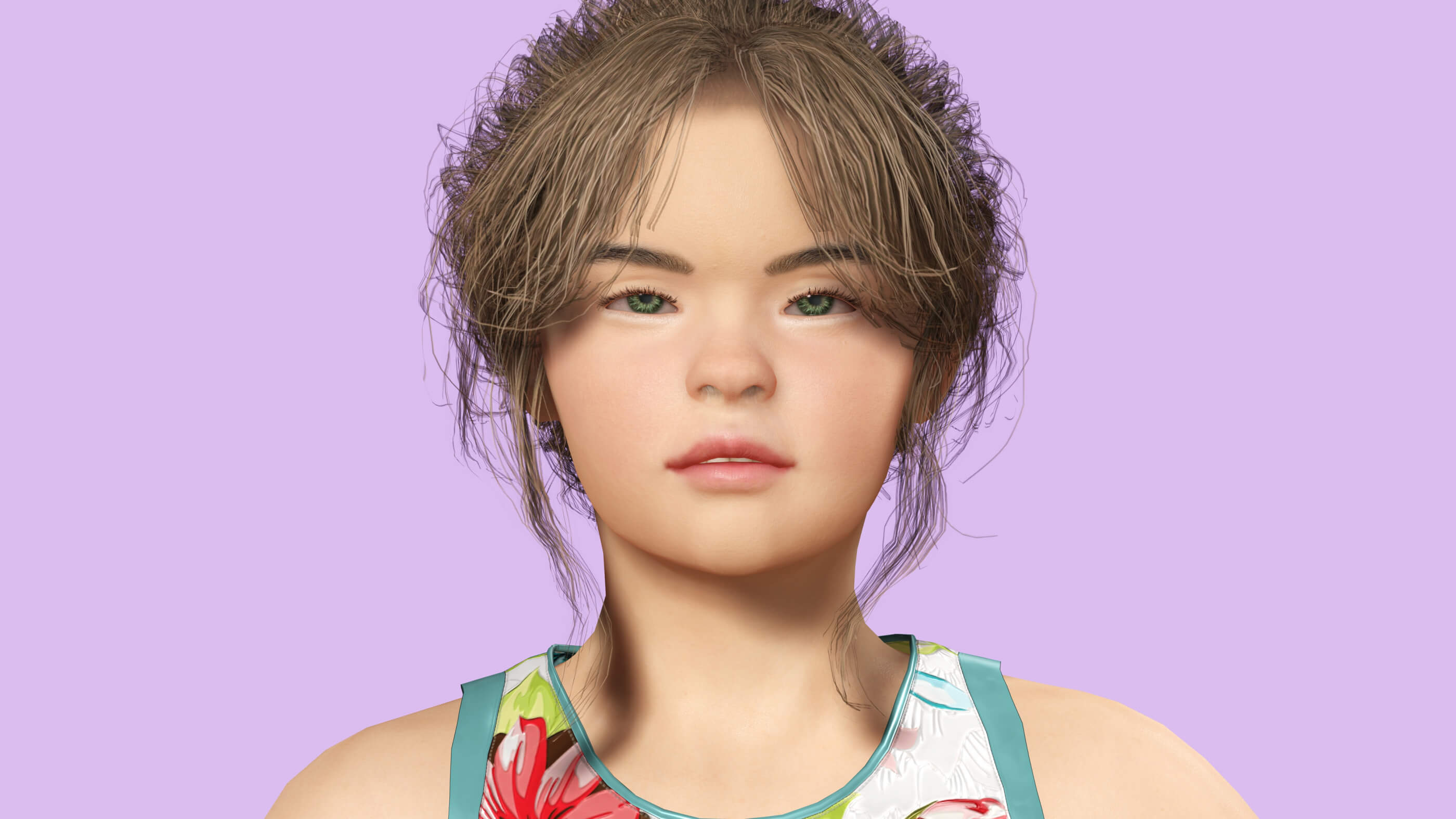 Angelie Sweet Girl 3d Model By Khaloui