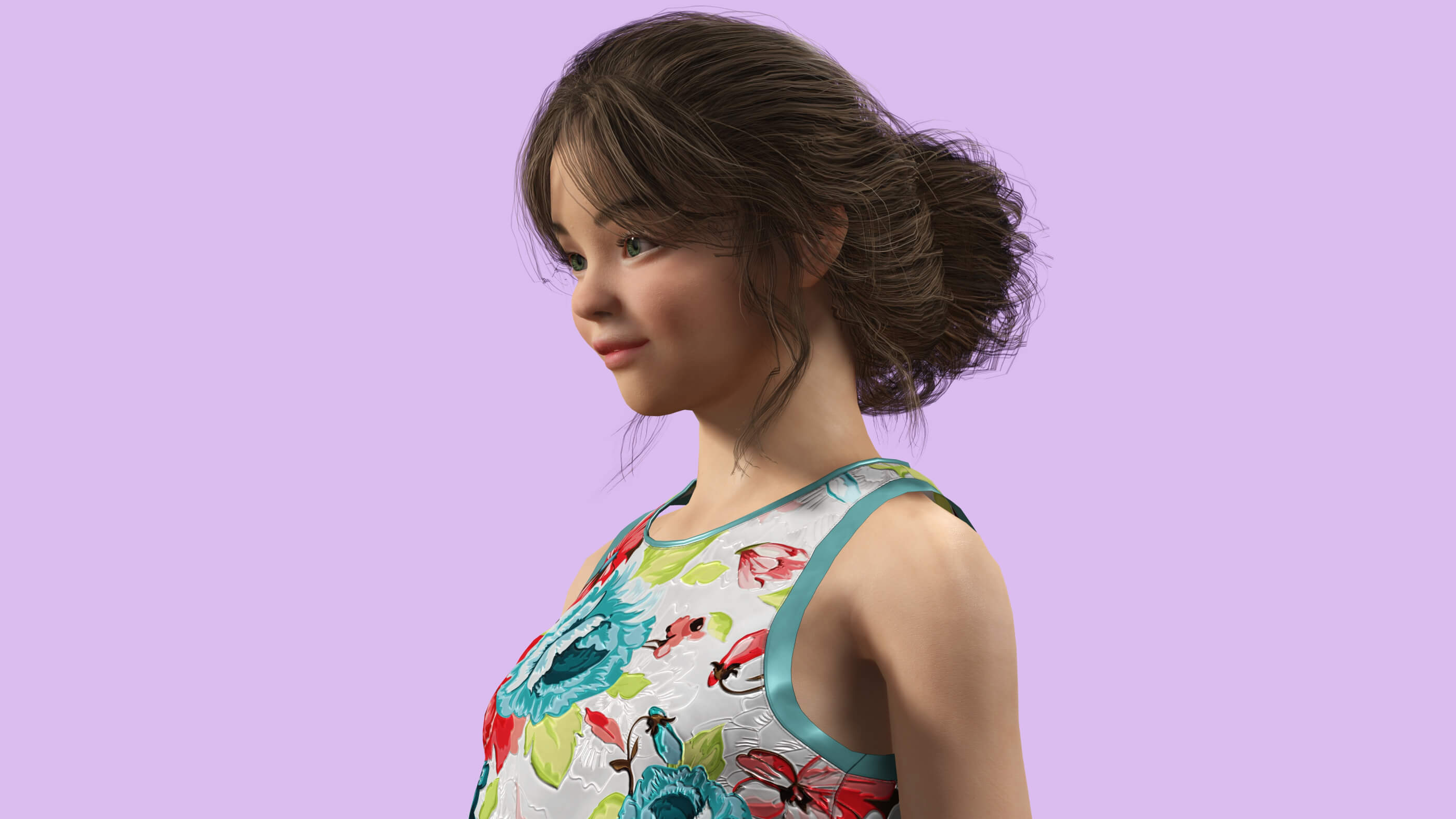Angelie Sweet Girl 3d Model By Khaloui