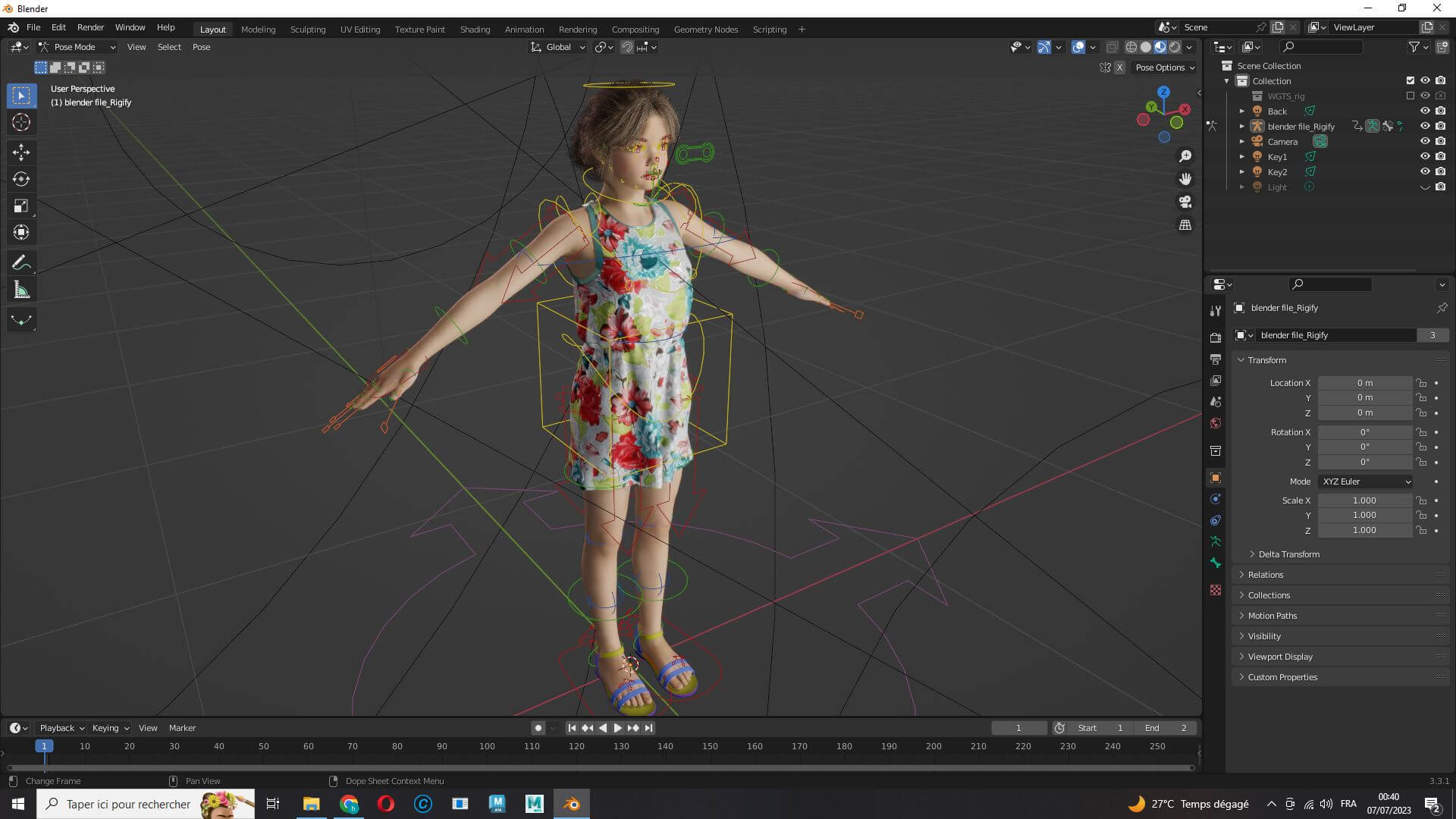 Angelie Sweet Girl 3d Model By Khaloui