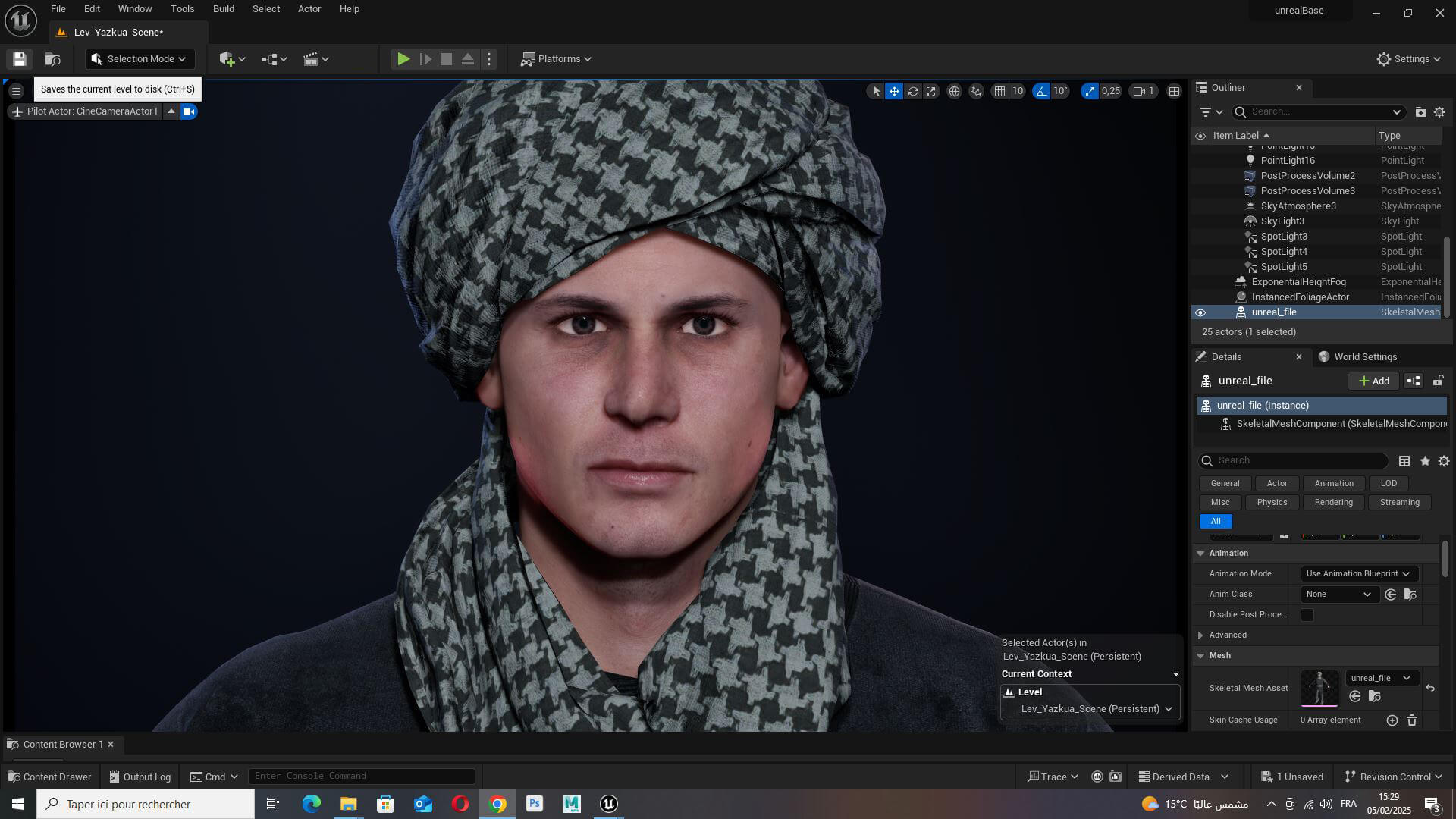 Arab Assassin 3D Character Rigged Game Ready by khaloui
