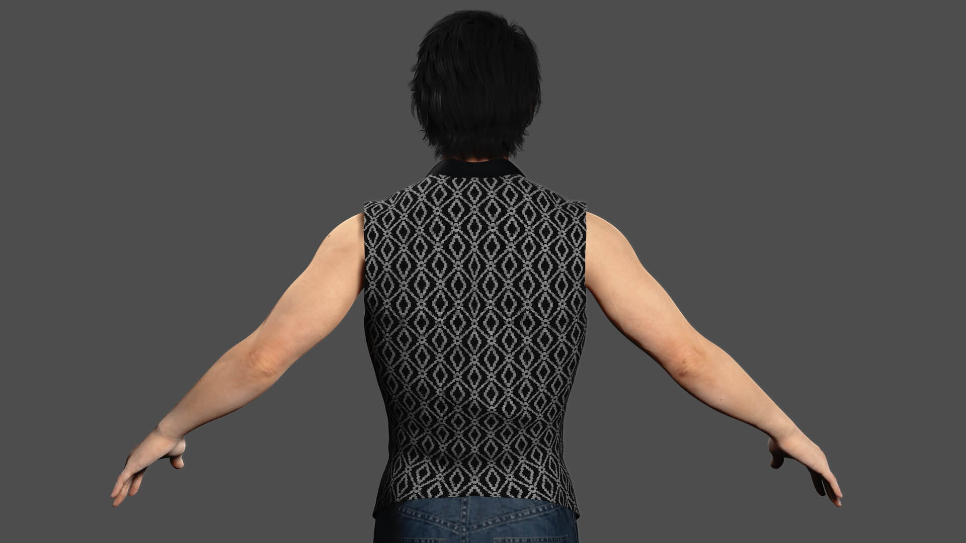 Asian Gangster Yakuza - 3D Model by khaloui