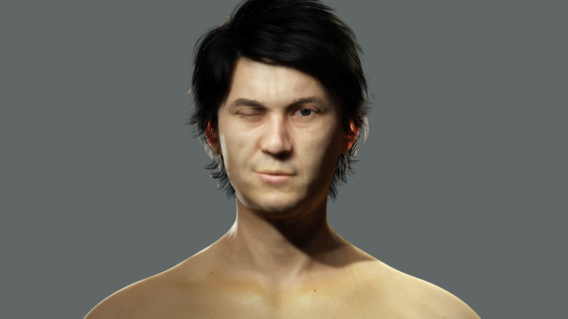 Asian Gangster Yakuza - 3D Model by khaloui