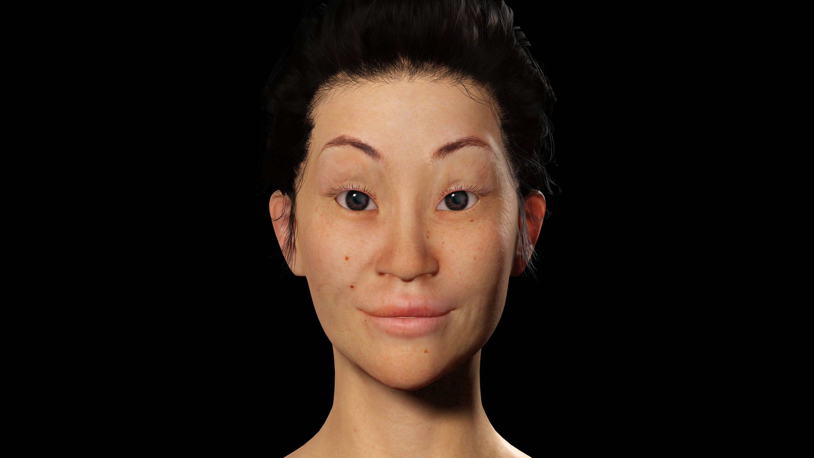 Ayame - The Unyielding Samurai 3D Model by khaloui