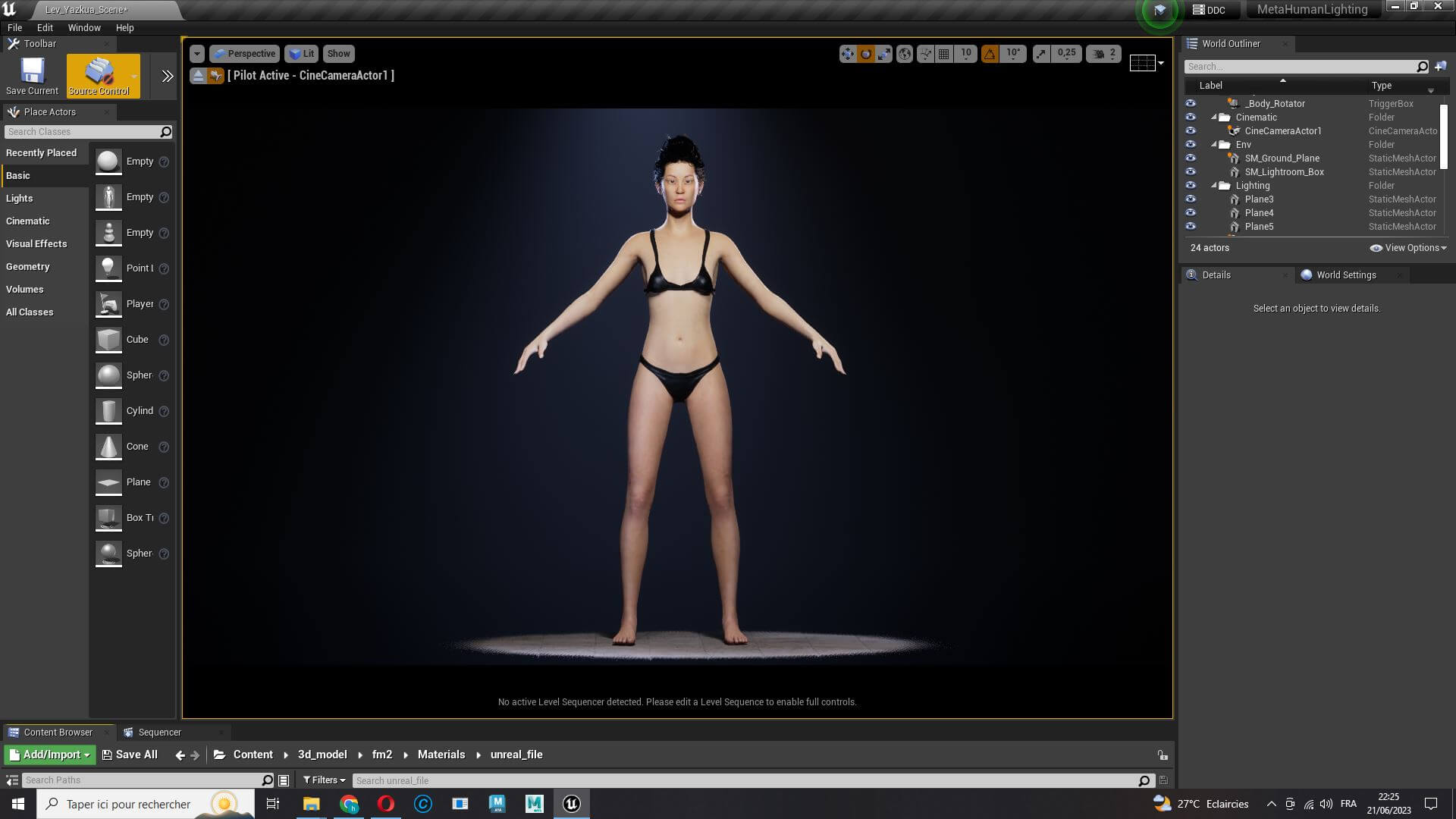 Ayame - The Unyielding Samurai 3D Model by khaloui