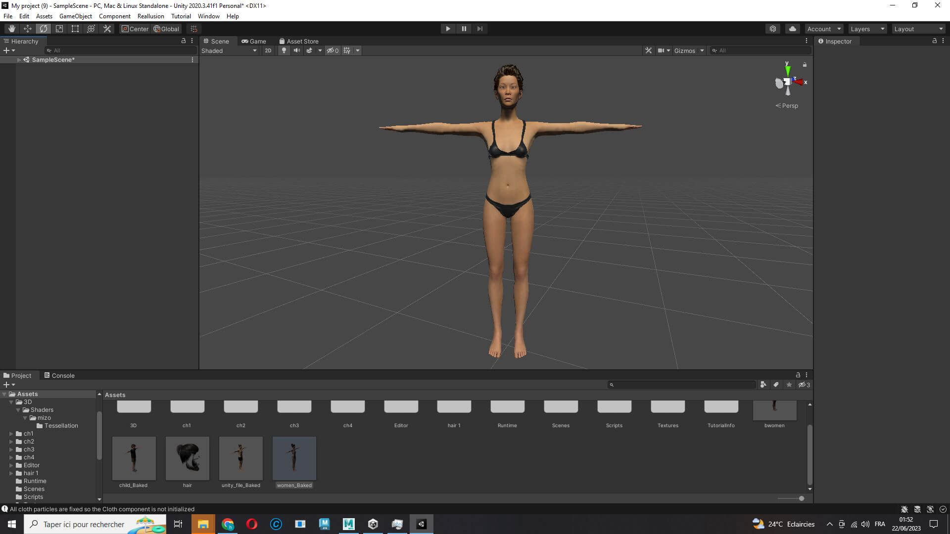 Ayame - The Unyielding Samurai 3D Model by khaloui