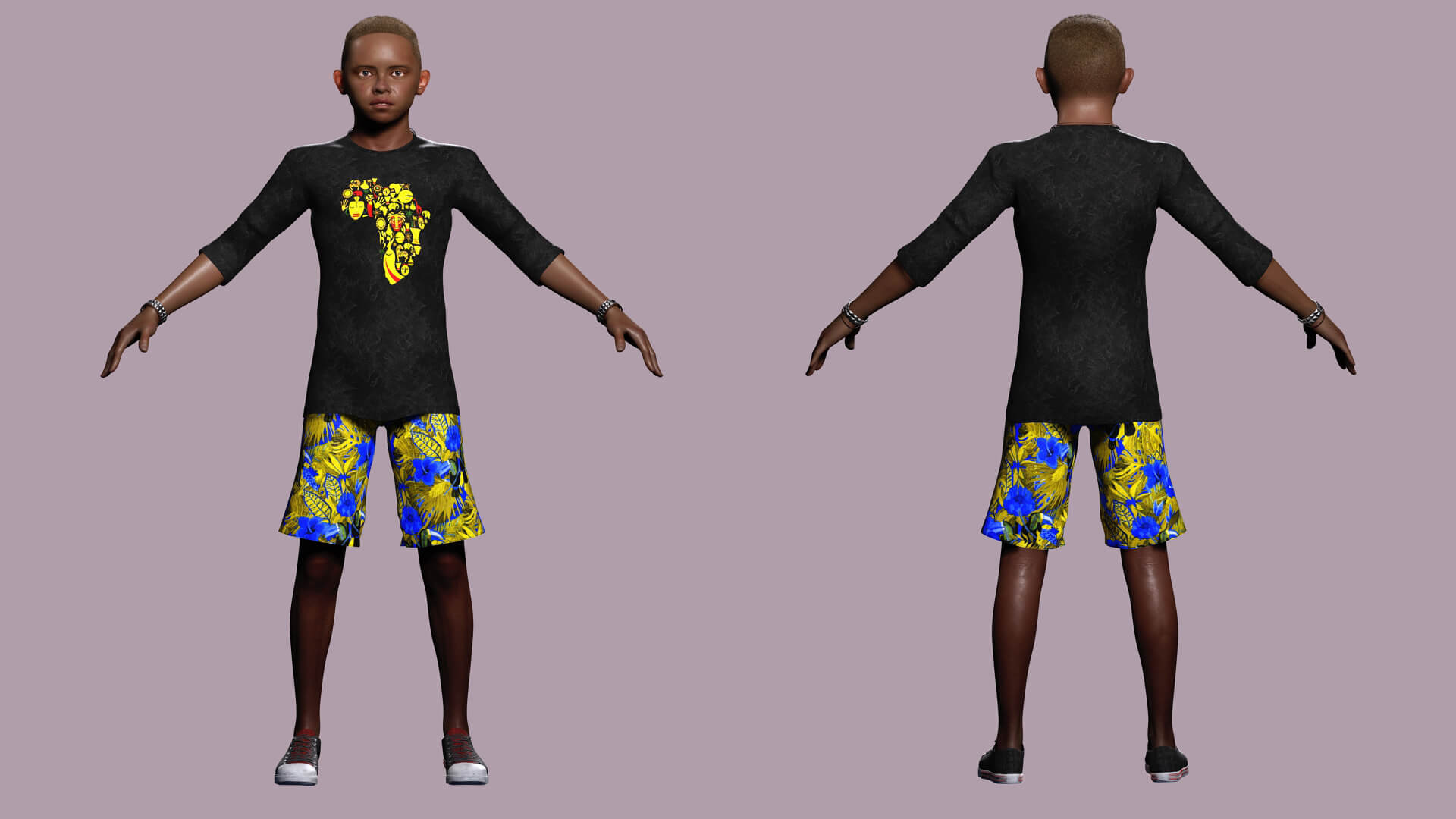 Ayo - Child of The Savanna 3D Model by khaloui