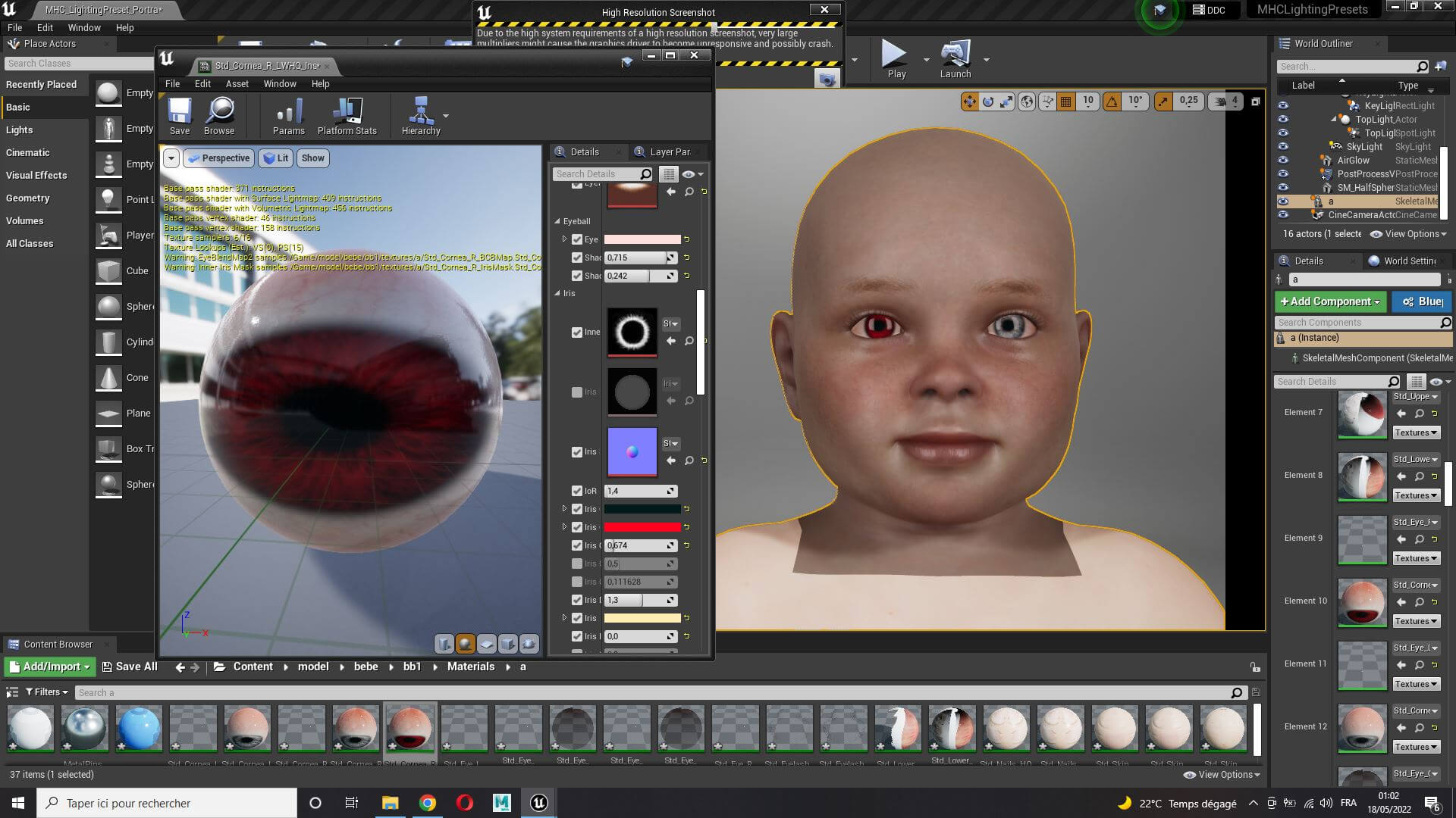 Baby Girl - 3D Model by khaloui