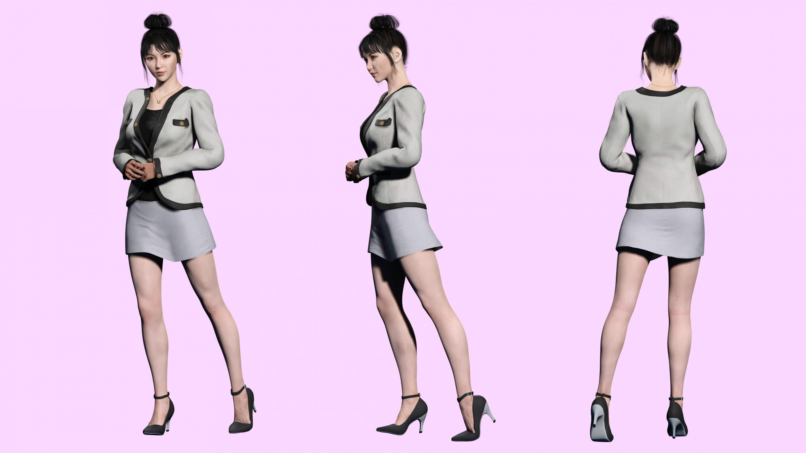 Business Woman - 3D Model by khaloui