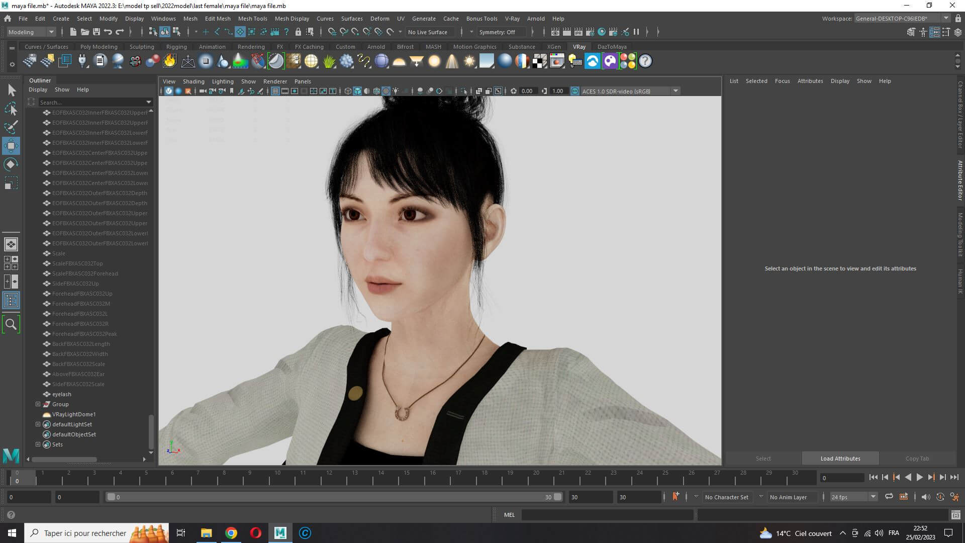 Business Woman - 3D Model by khaloui