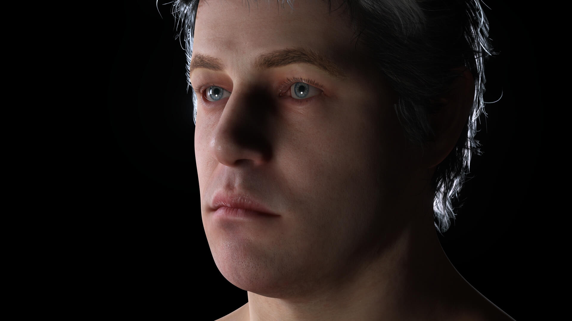 Cinematic Surgeon Model Fully Rigged for Animation by khaloui