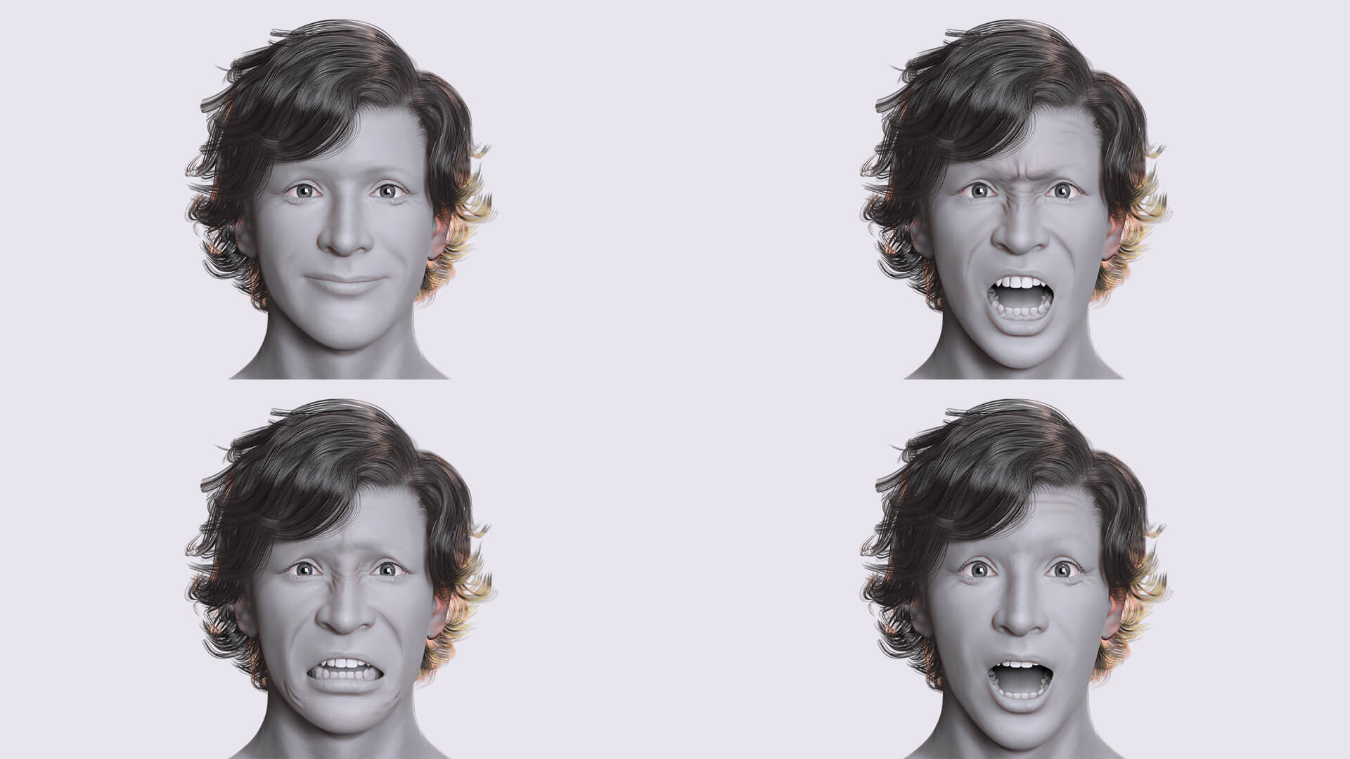 Download Free Rigged 3D Character Fully Rigged Optimized by khaloui