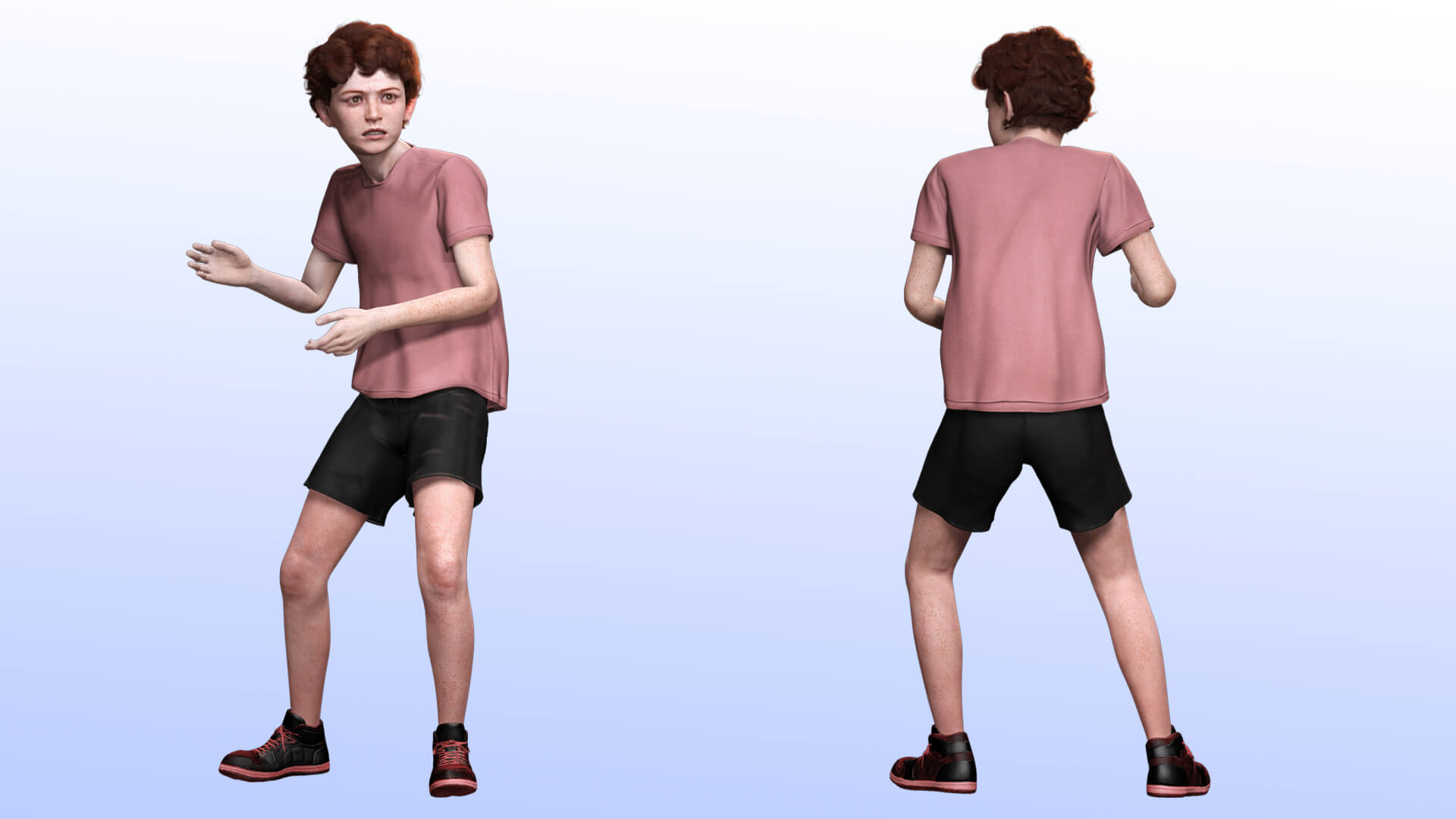 Ethan - Child With Freckles 3D Model by khaloui