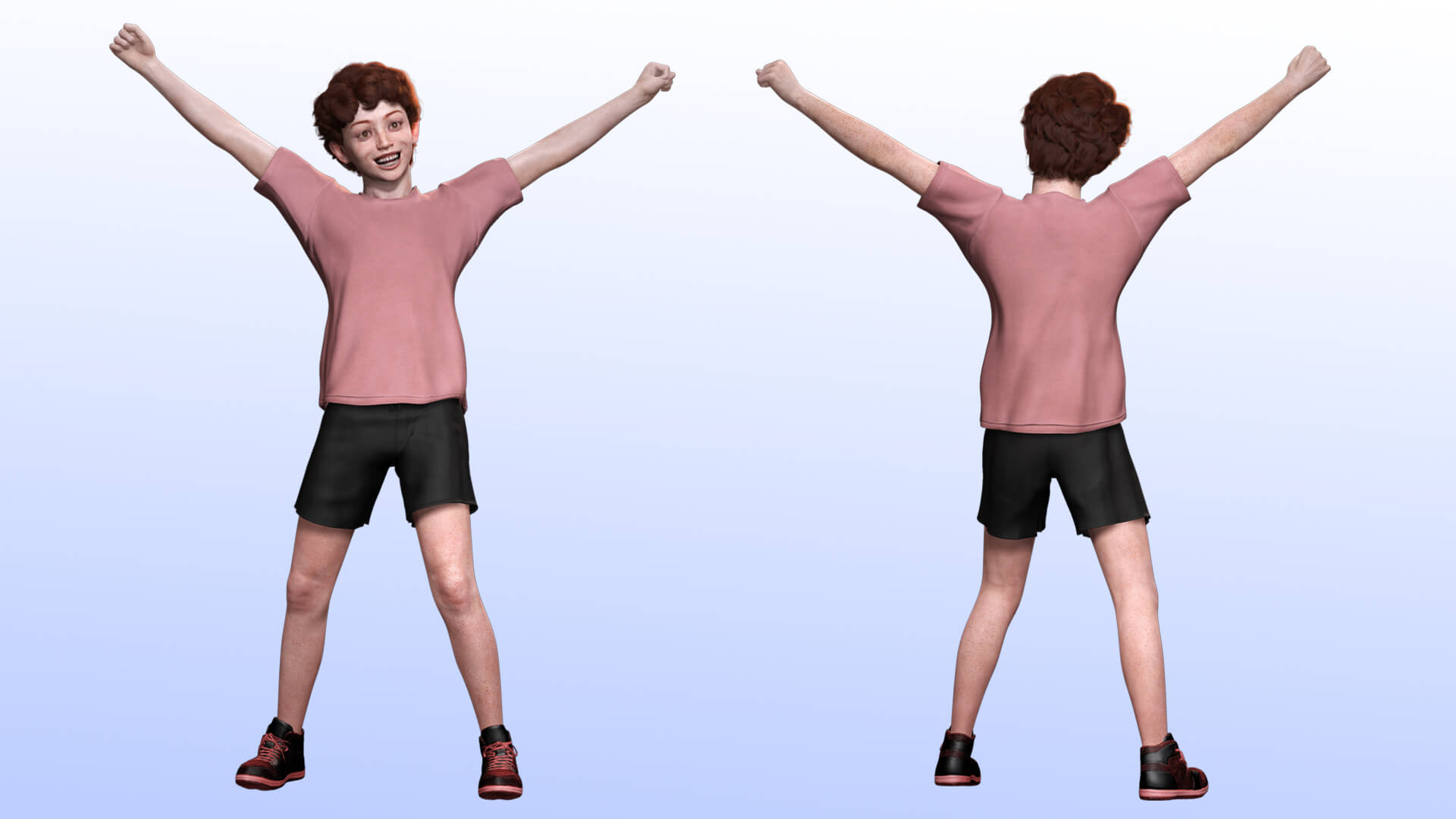 Ethan - Child With Freckles 3D Model by khaloui