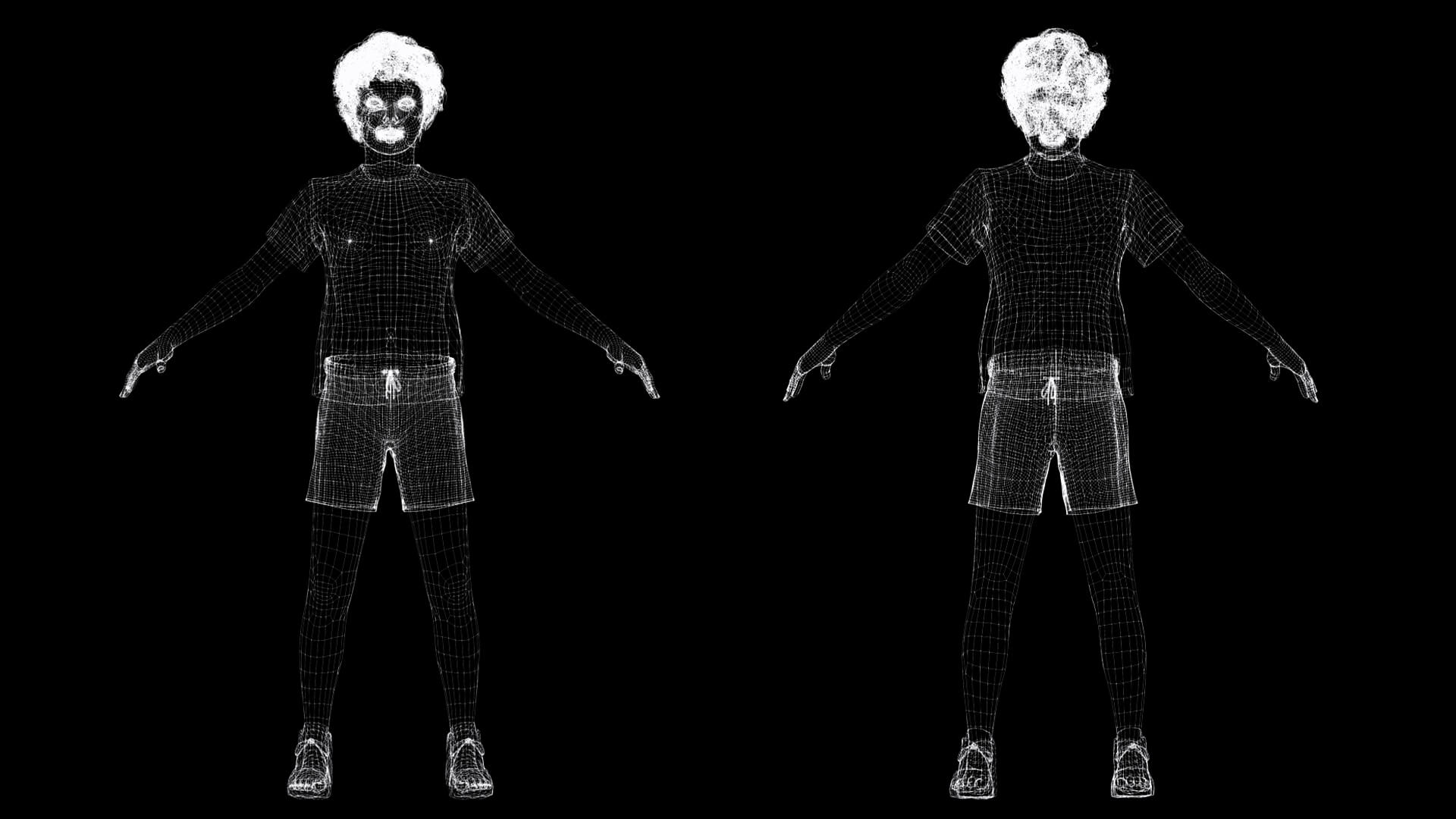 Ethan - Child With Freckles 3D Model by khaloui