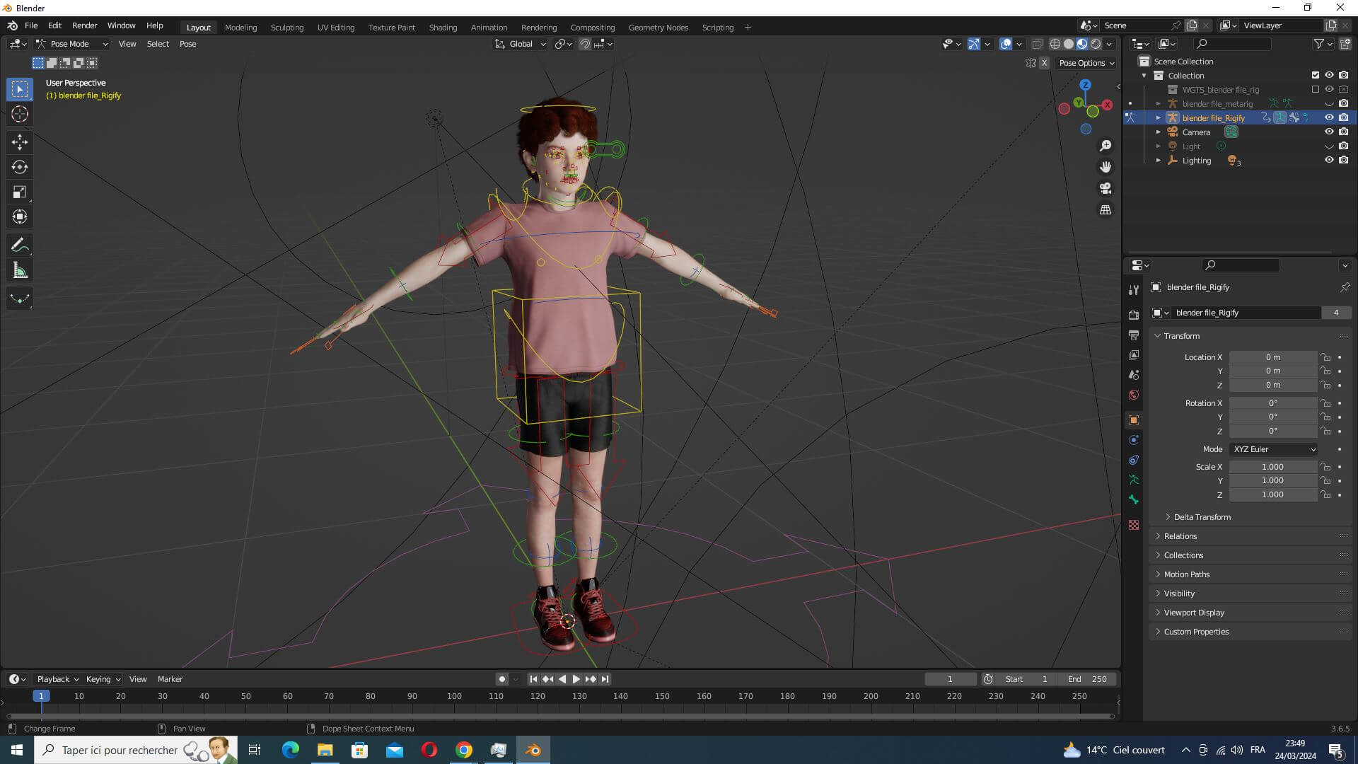 Ethan - Child With Freckles 3D Model by khaloui