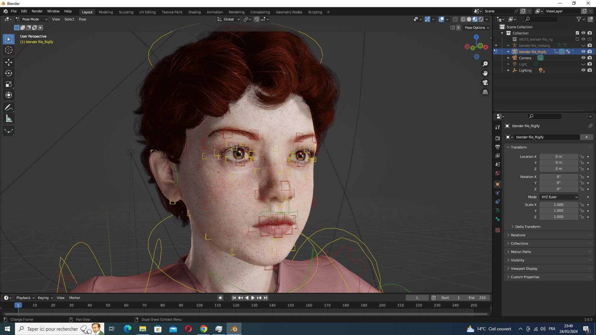 Ethan - Child With Freckles 3D Model by khaloui