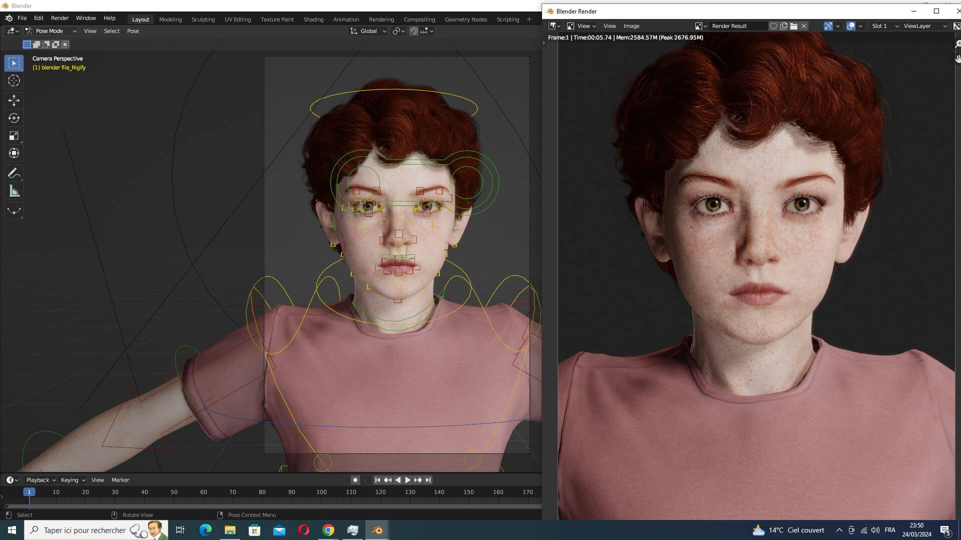 Ethan - Child With Freckles 3D Model by khaloui