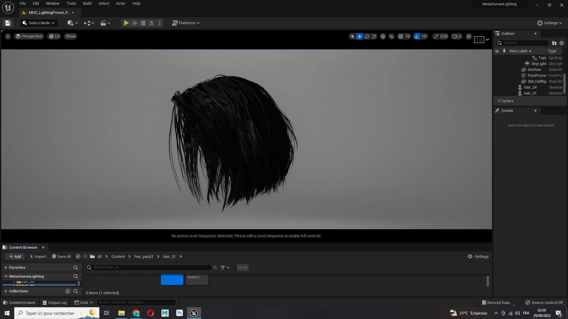 Female Messy Bob Hairstyle - 3D Model by khaloui