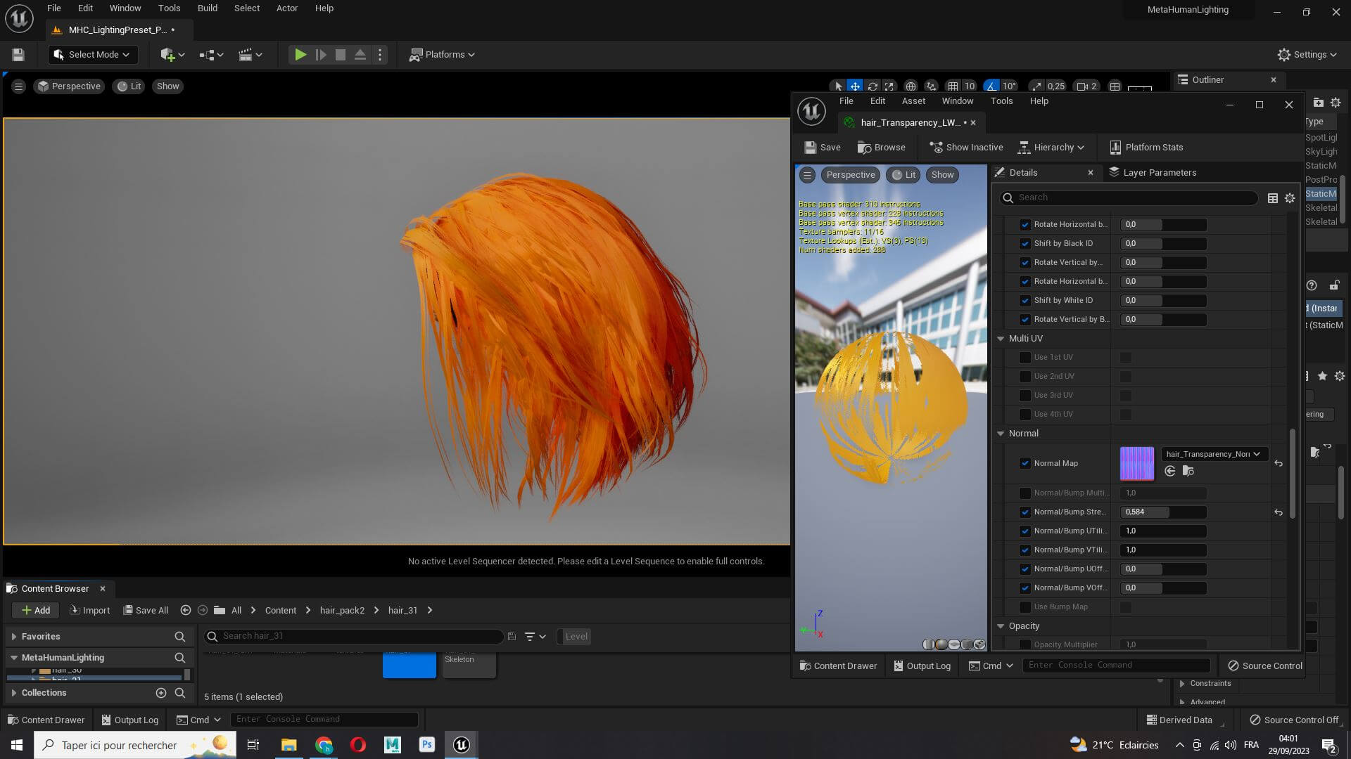 Female Messy Bob Hairstyle - 3D Model by khaloui