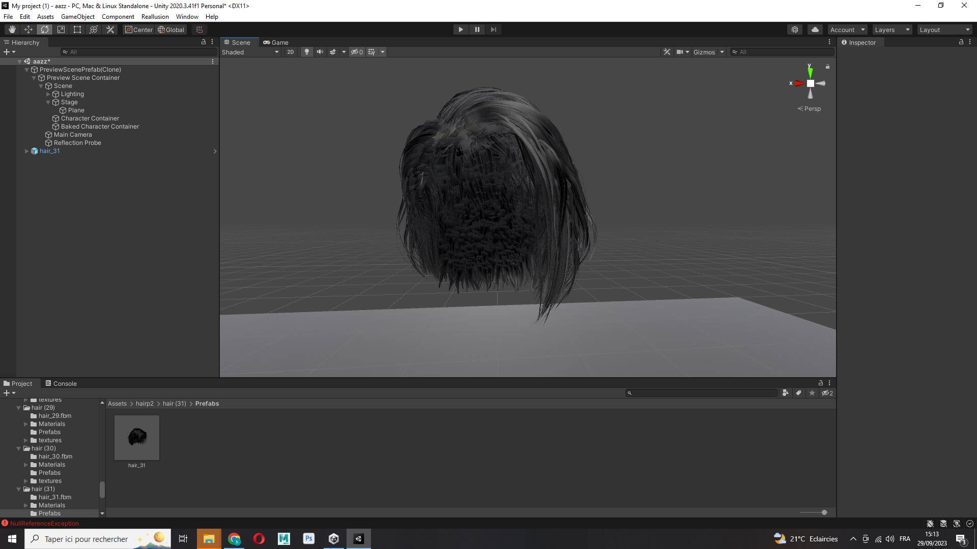 Female Messy Bob Hairstyle - 3D Model by khaloui
