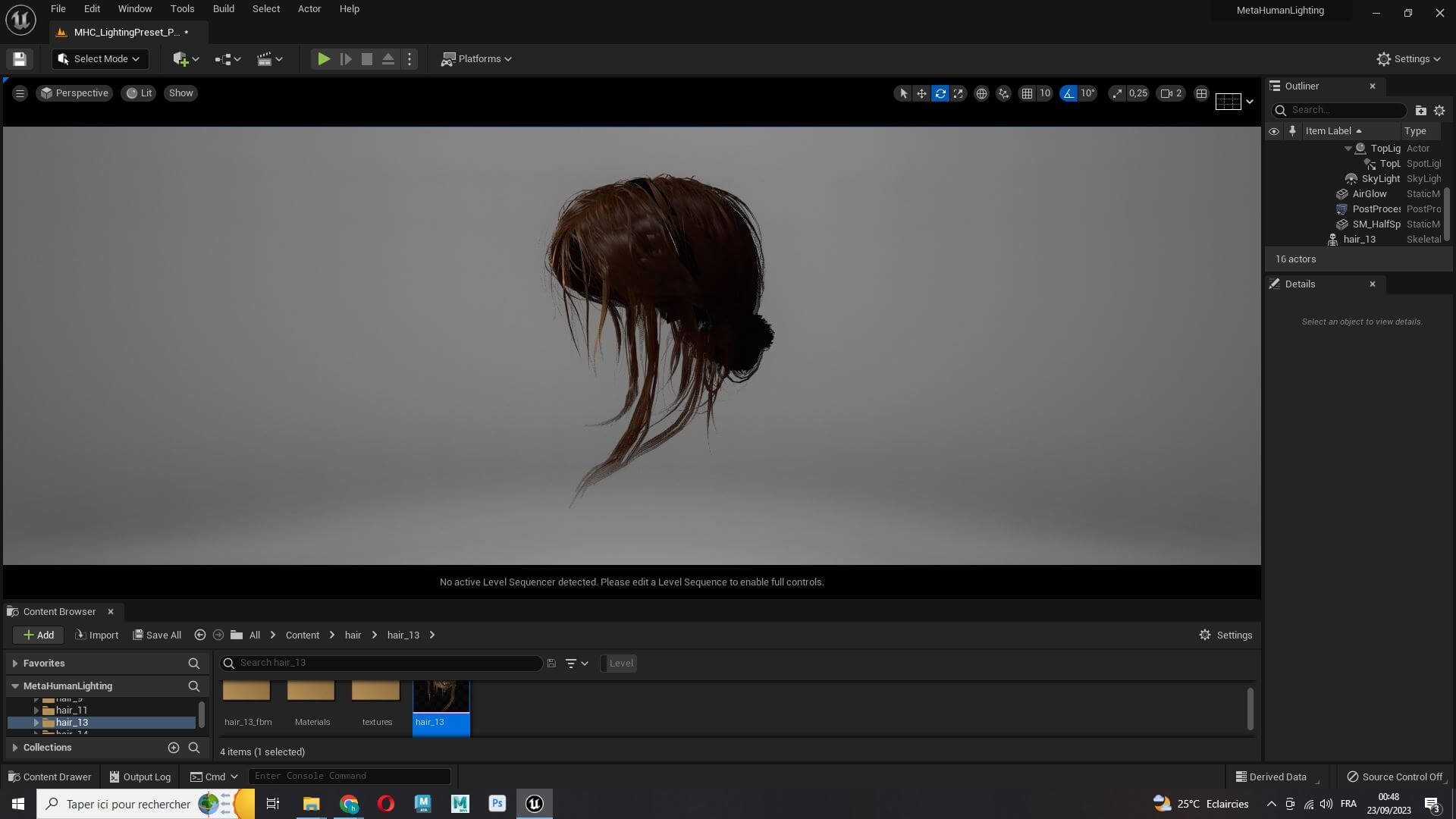 Female Hair Style - 3D Model by khaloui