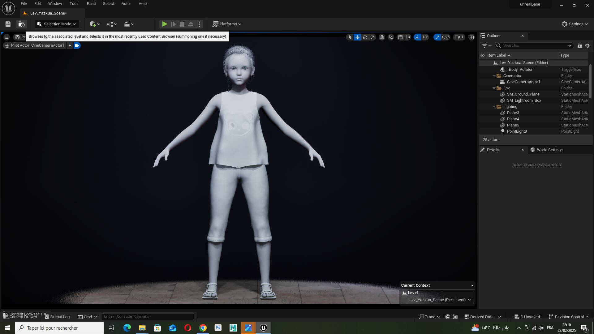 Free Rigged 3D Girl Character Game Animation Ready by khaloui