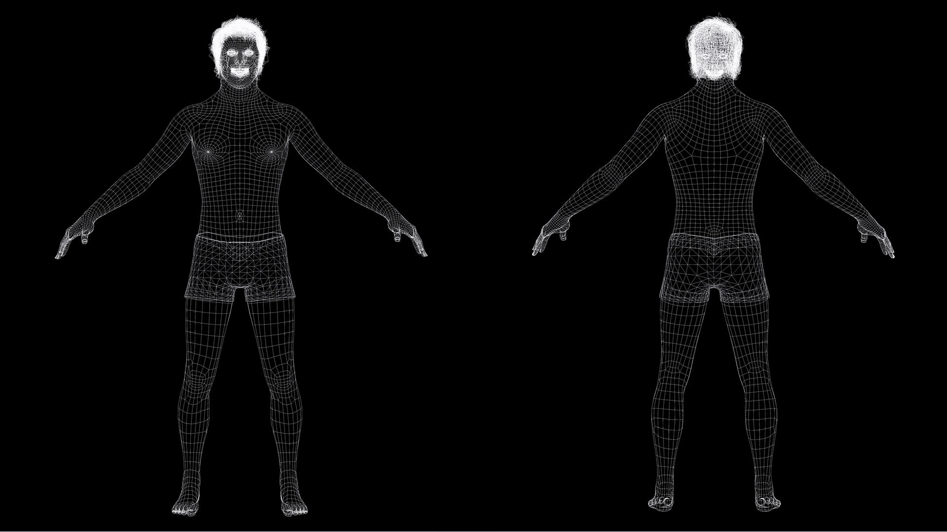 Free Rigged 3D Male Character Game Animation Ready by khaloui