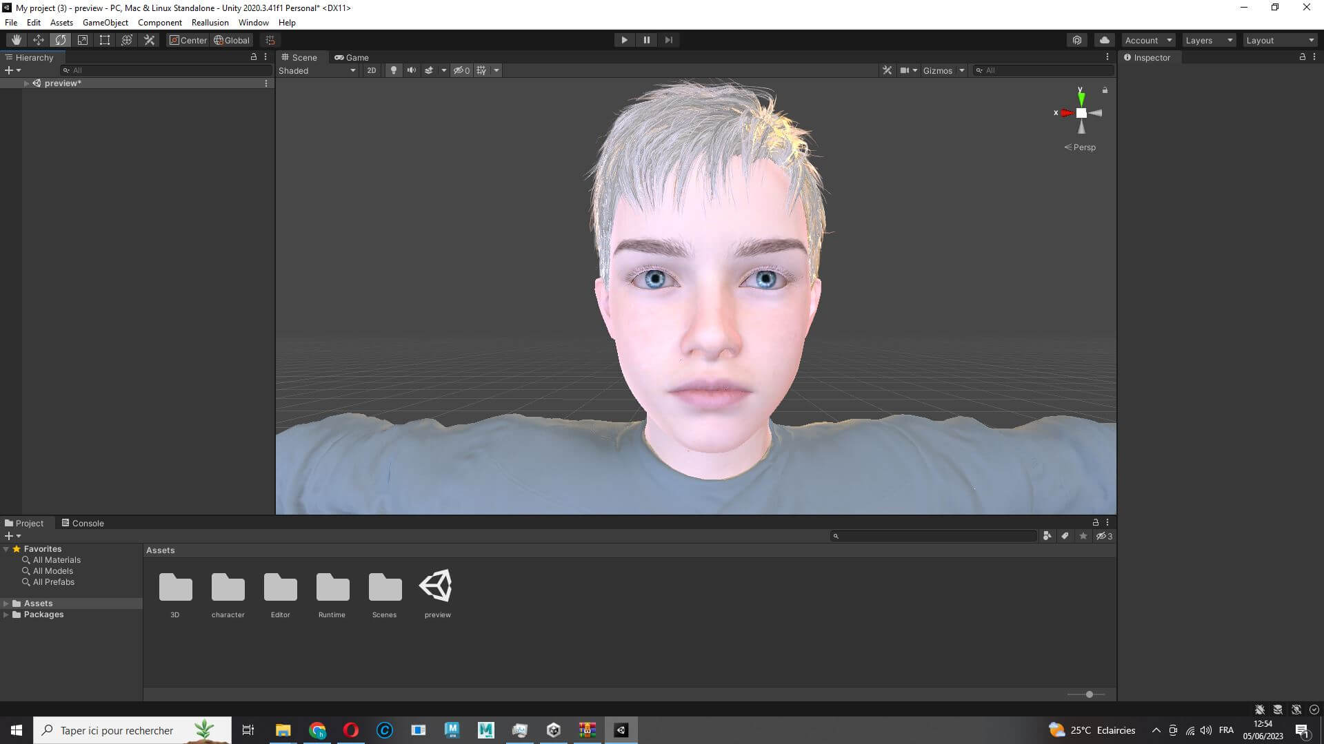 Henry - Playful Kid 3D Model by khaloui