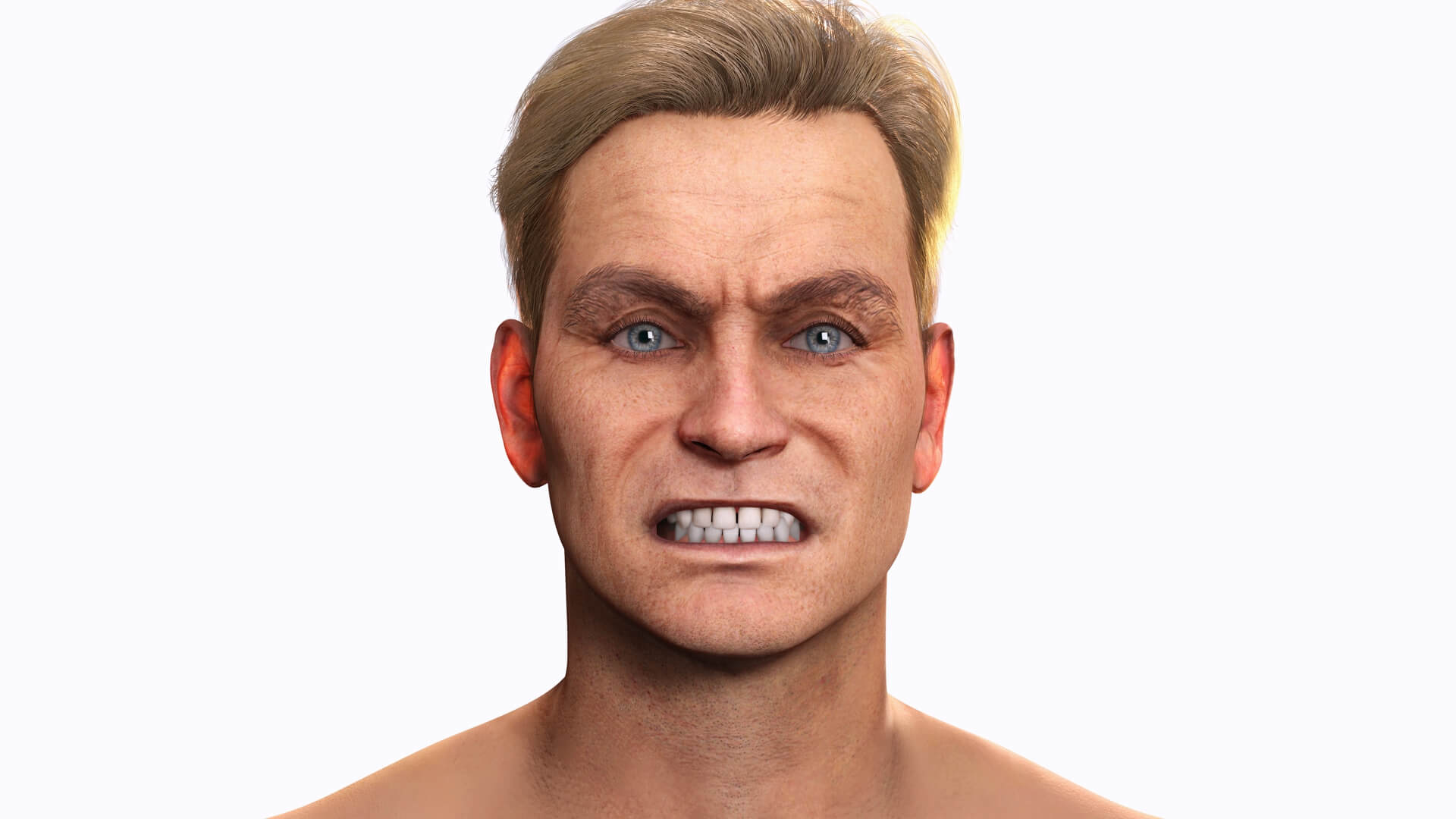 Homelander The Boys - Base Mesh 3D Model by khaloui