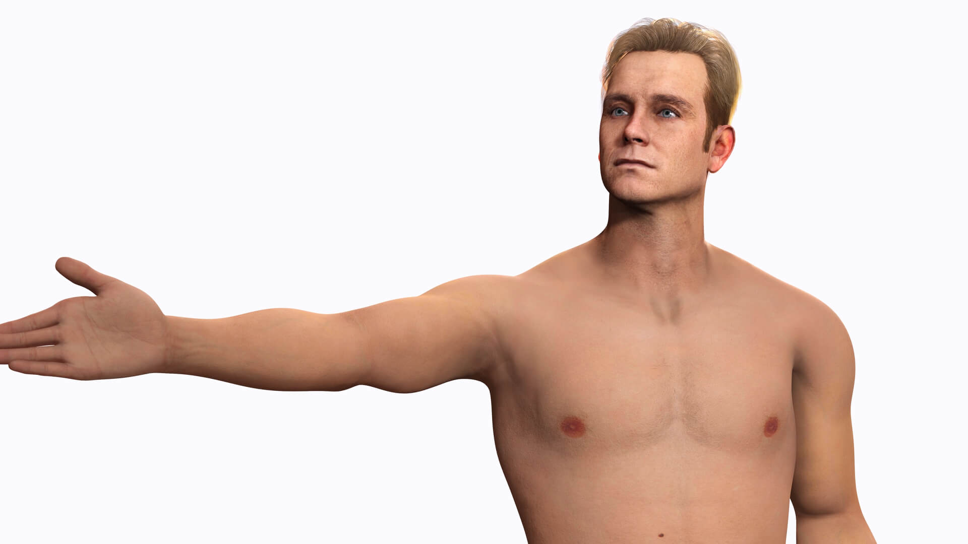 Homelander The Boys - Base Mesh 3D Model by khaloui