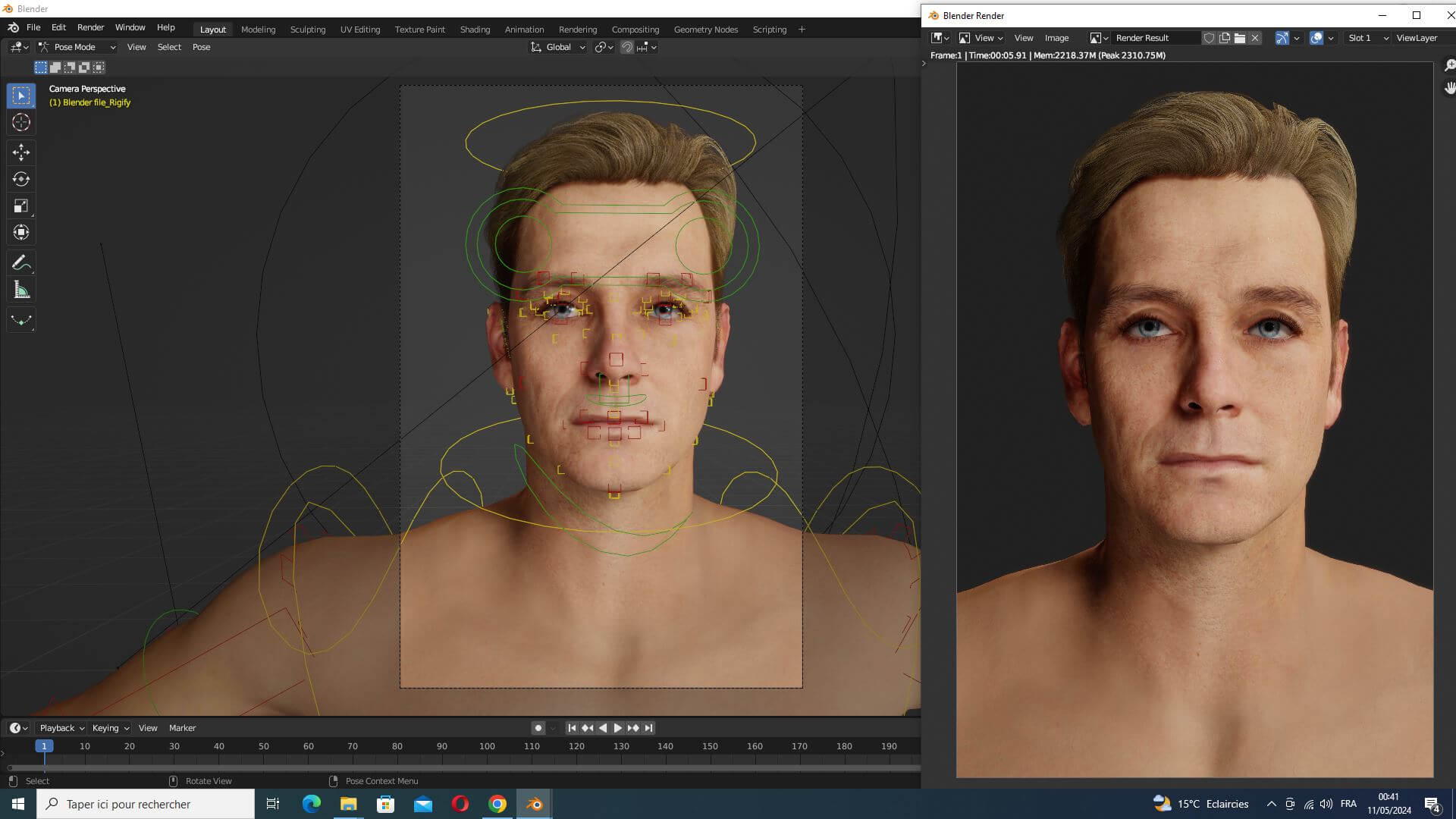 Homelander The Boys - Base Mesh 3D Model by khaloui
