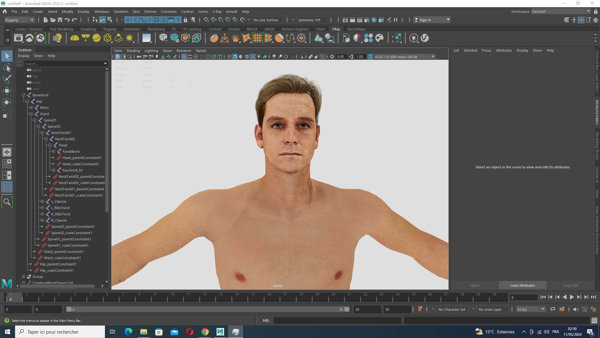Homelander The Boys - Base Mesh 3D Model by khaloui