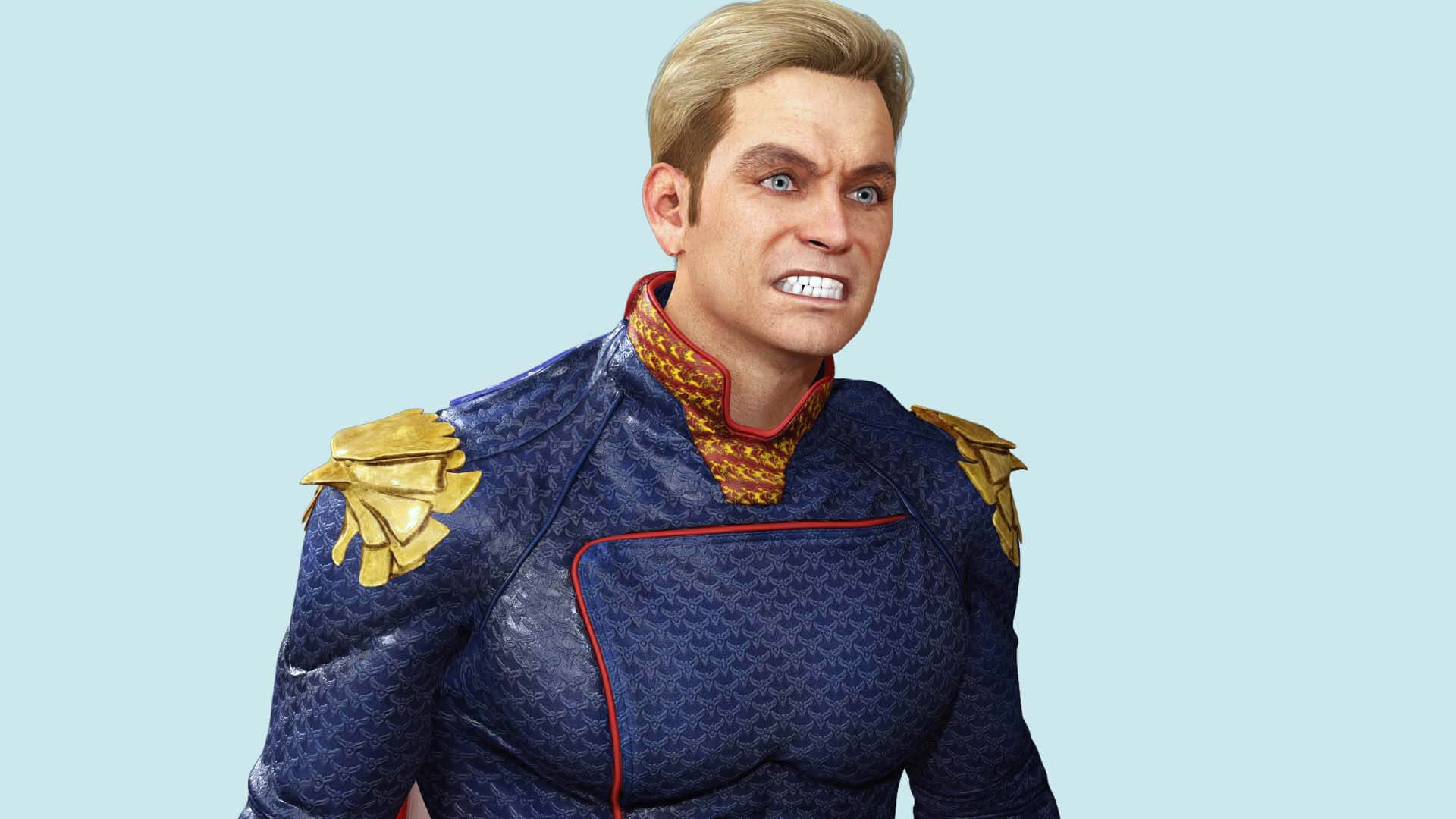 Homelander The Boys Ready - 3D Model by khaloui