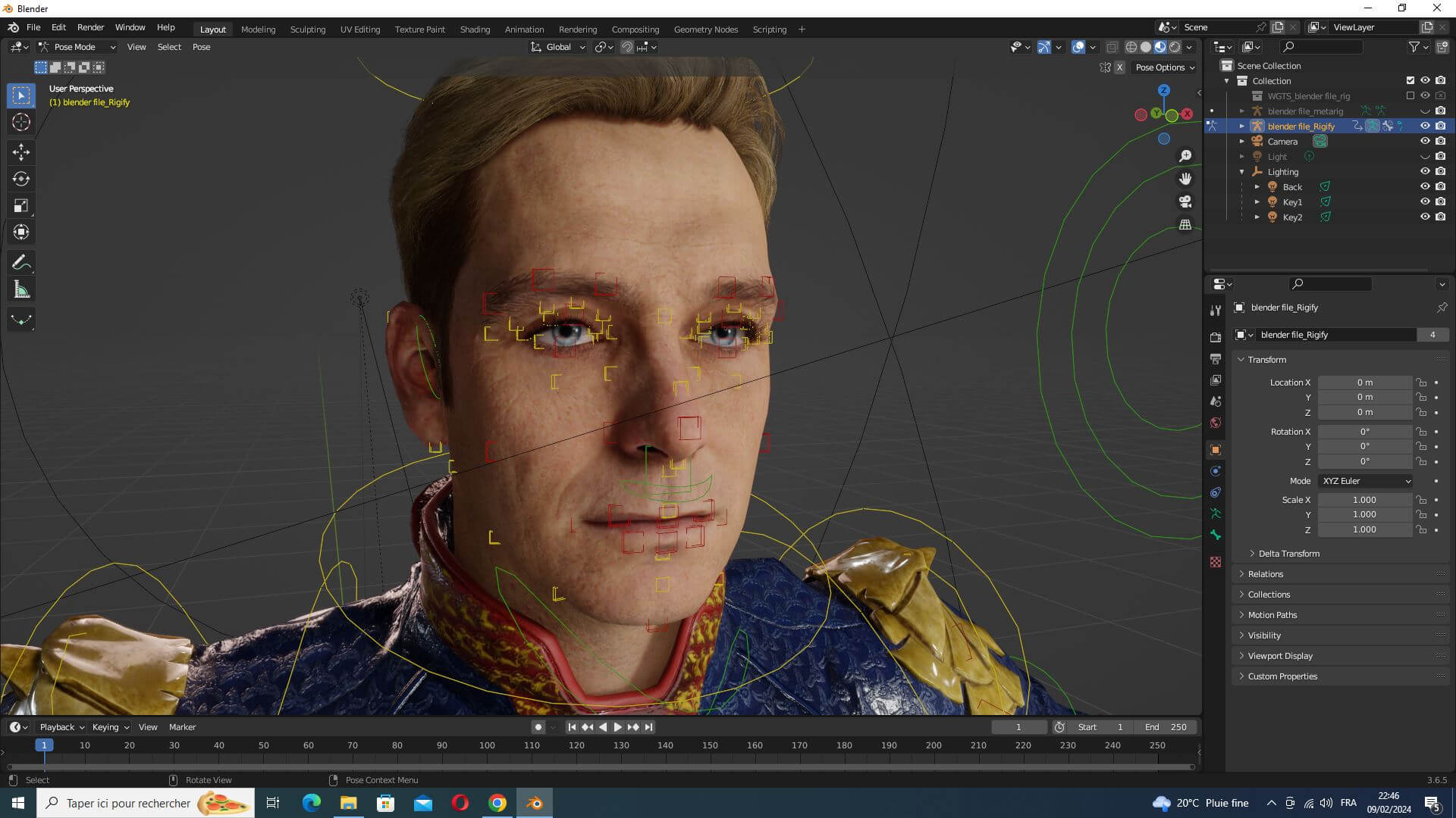 Homelander The Boys Ready - 3D Model by khaloui