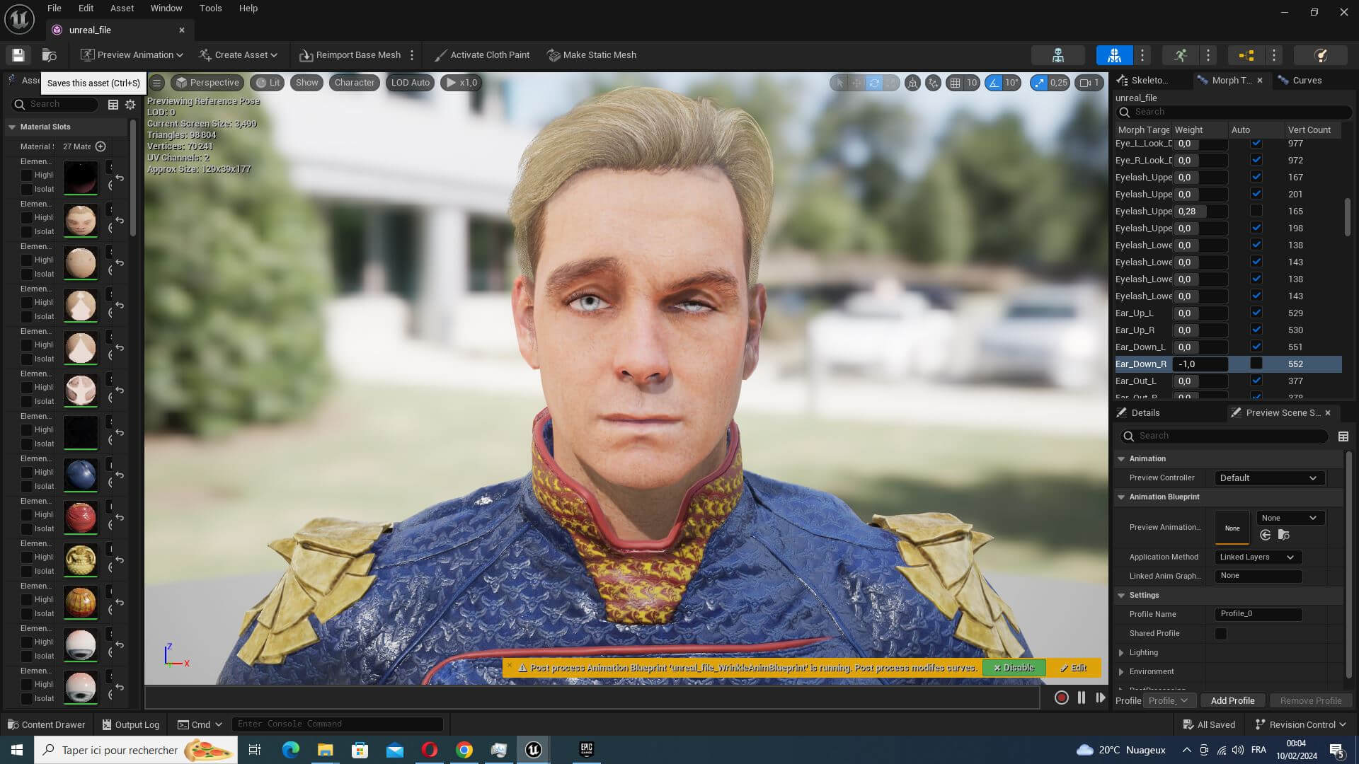 Homelander The Boys Ready - 3D Model by khaloui