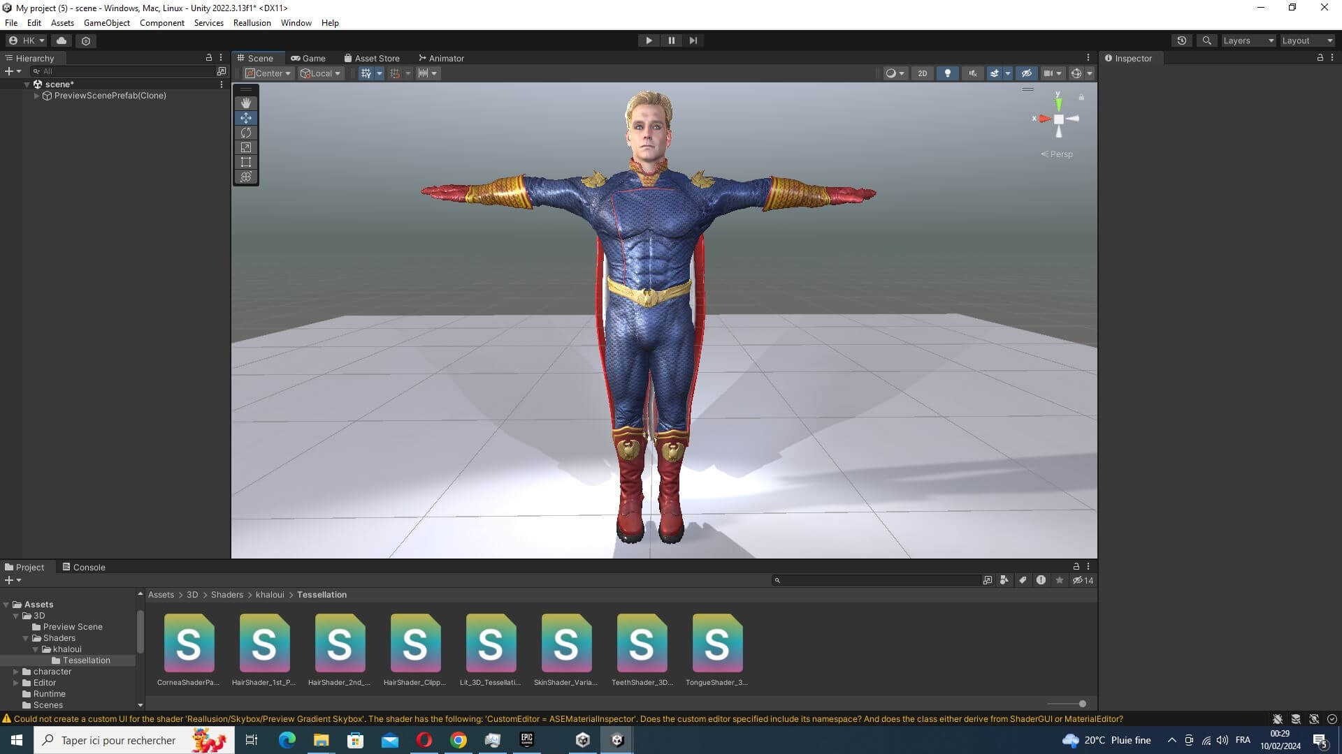 Homelander The Boys Ready - 3D Model by khaloui