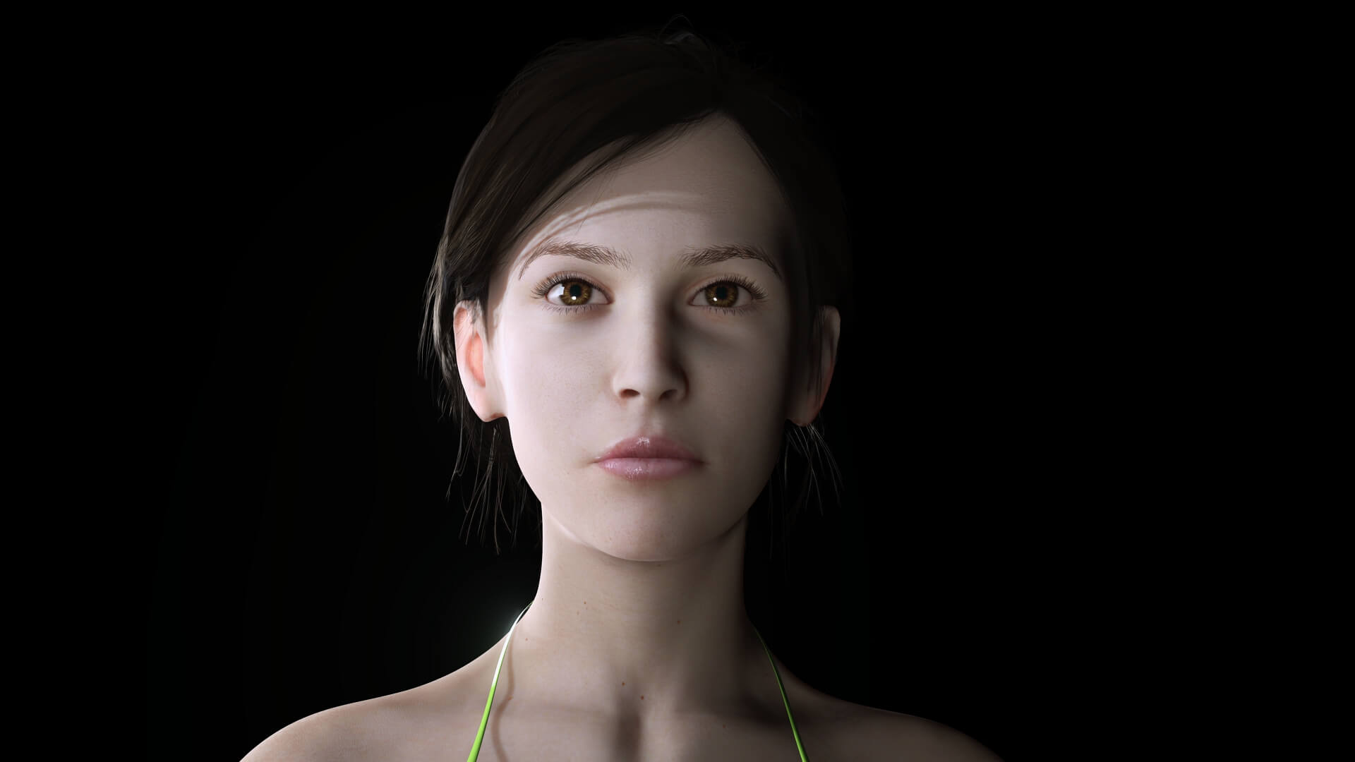 Isabella - Female Character 3D Model by khaloui