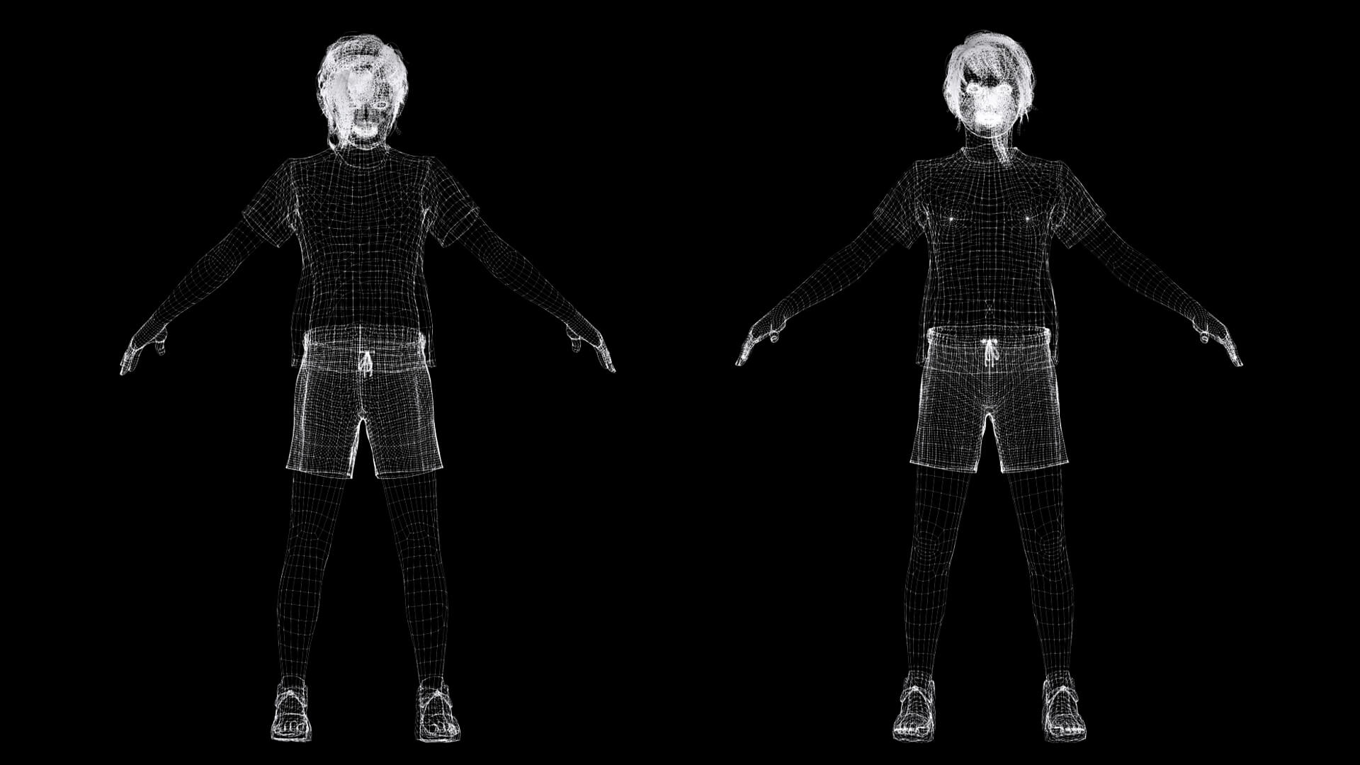 Isabella - Teenager Girl 3D Model by khaloui