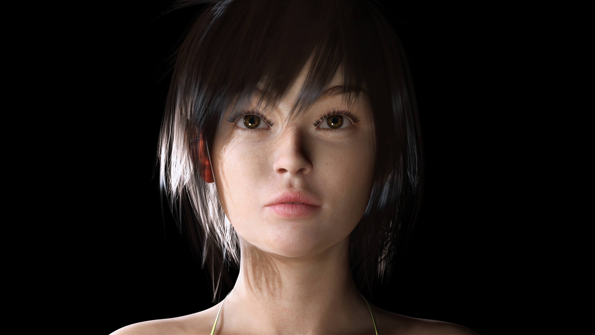 Jia - Cute Asian Girl 3D Model by khaloui