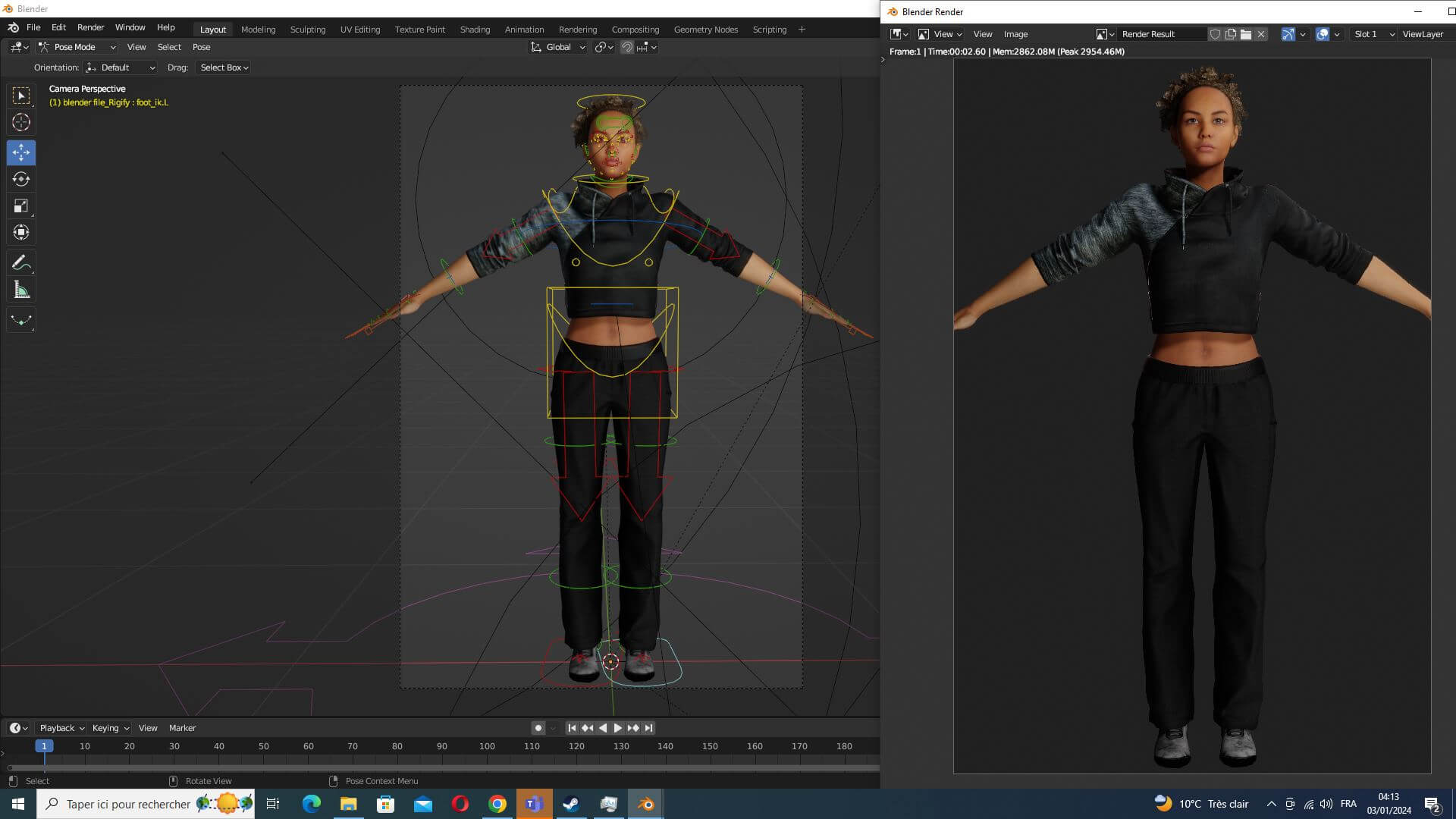Kali - Sports Vibes 3D Model by khaloui