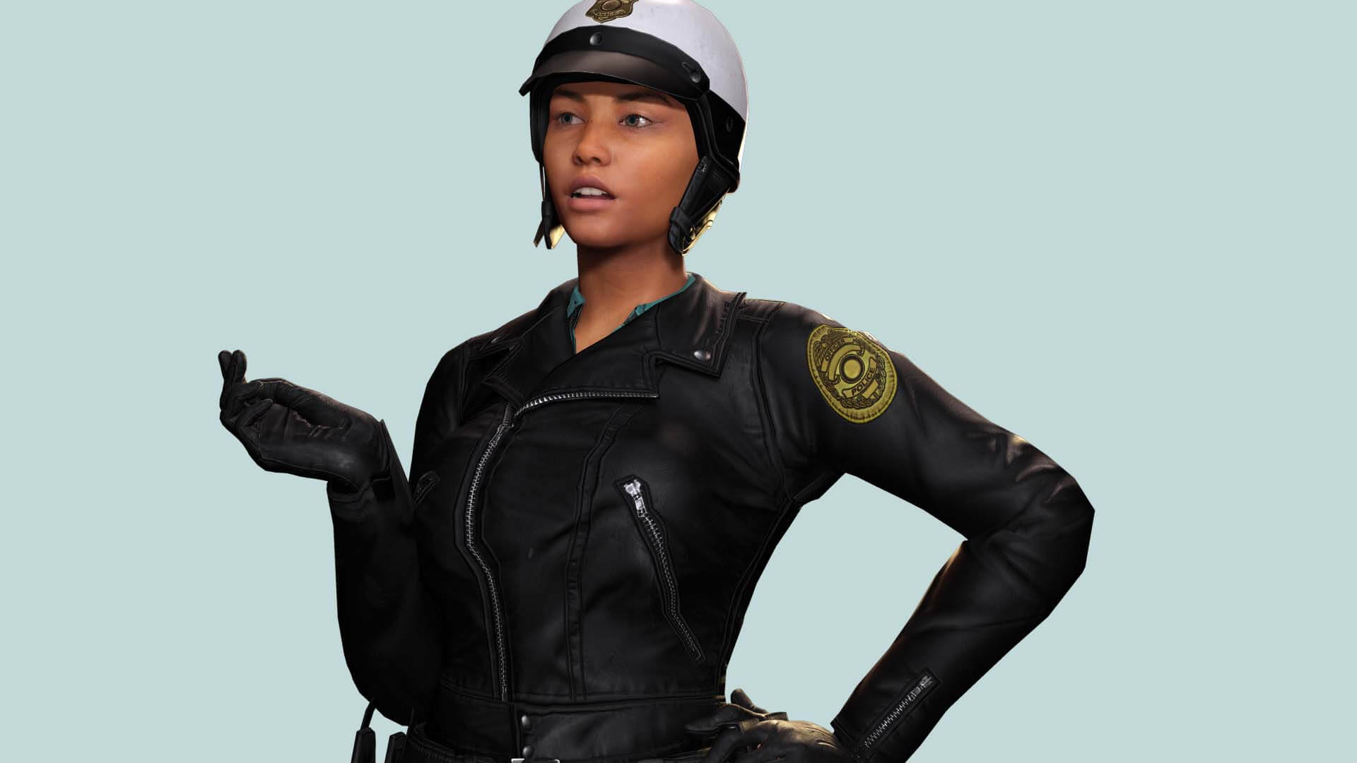 Kalii - Police Attire 3D Model by khaloui