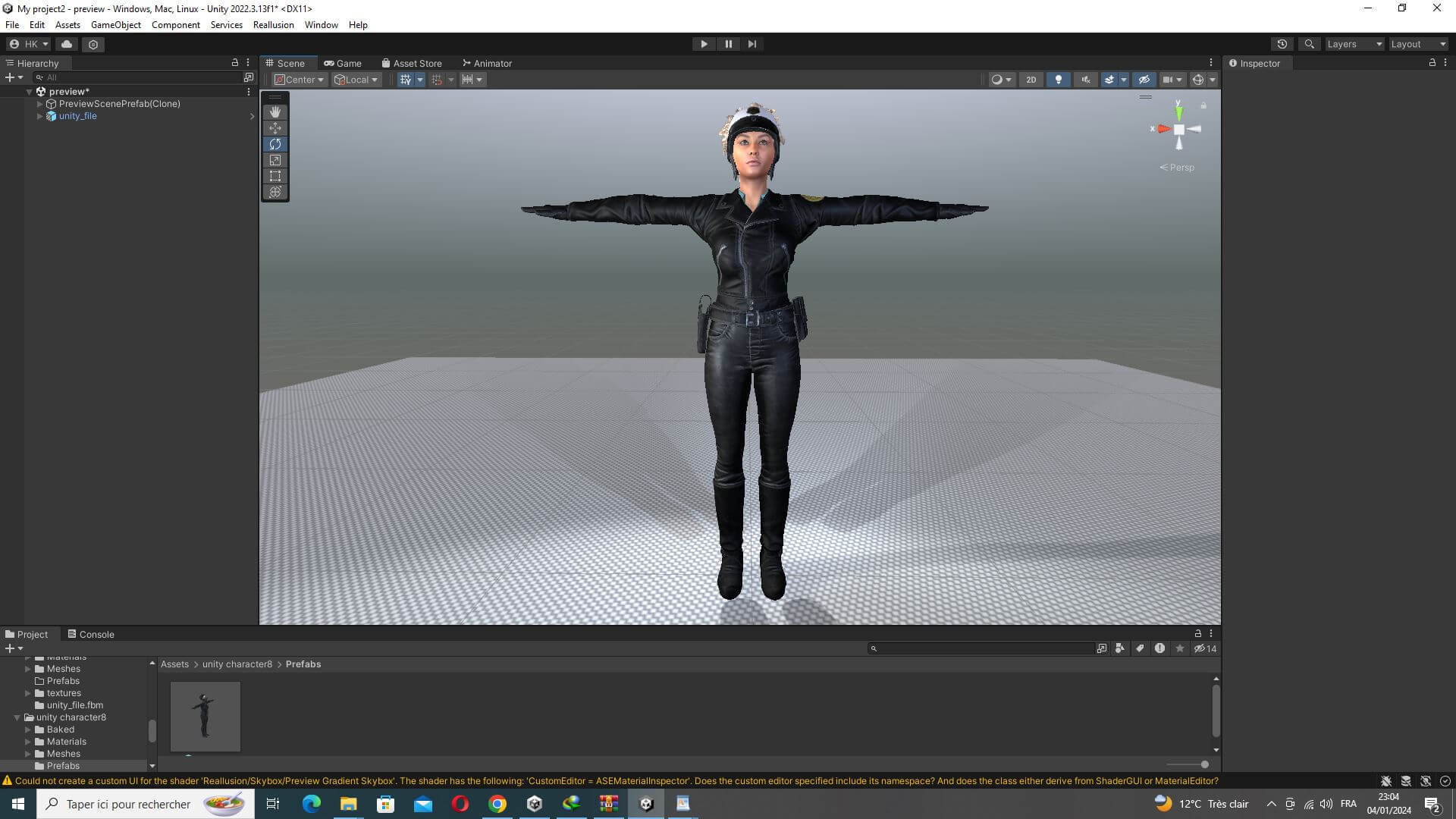 Kalii - Police Attire 3D Model by khaloui